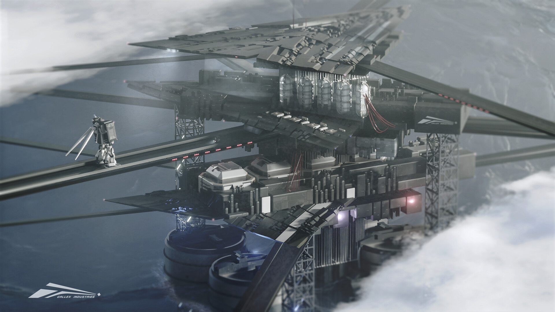 ArtStation - Sea headquarter engineered by Gallex industries