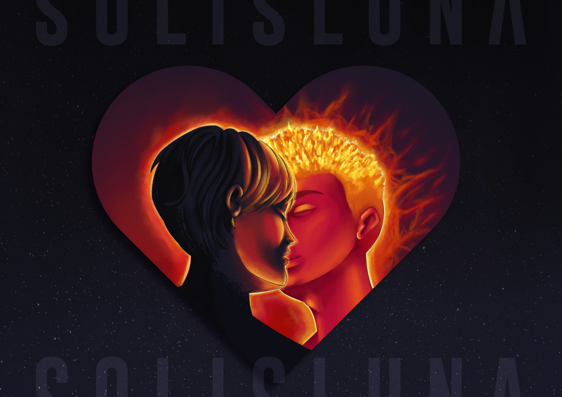 Sun And Moon Kissing