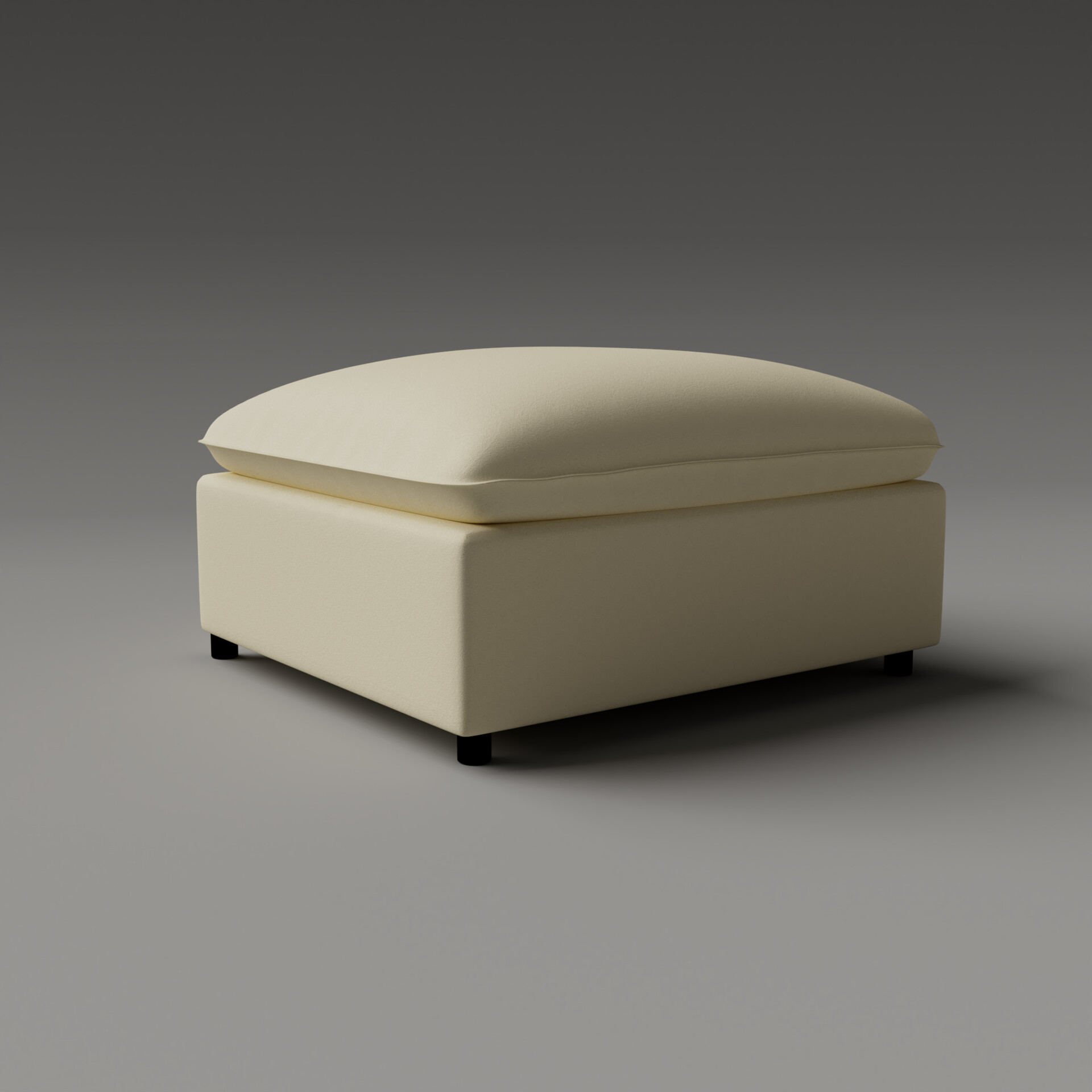 ArtStation - Lotus Deep Modular Ottoman