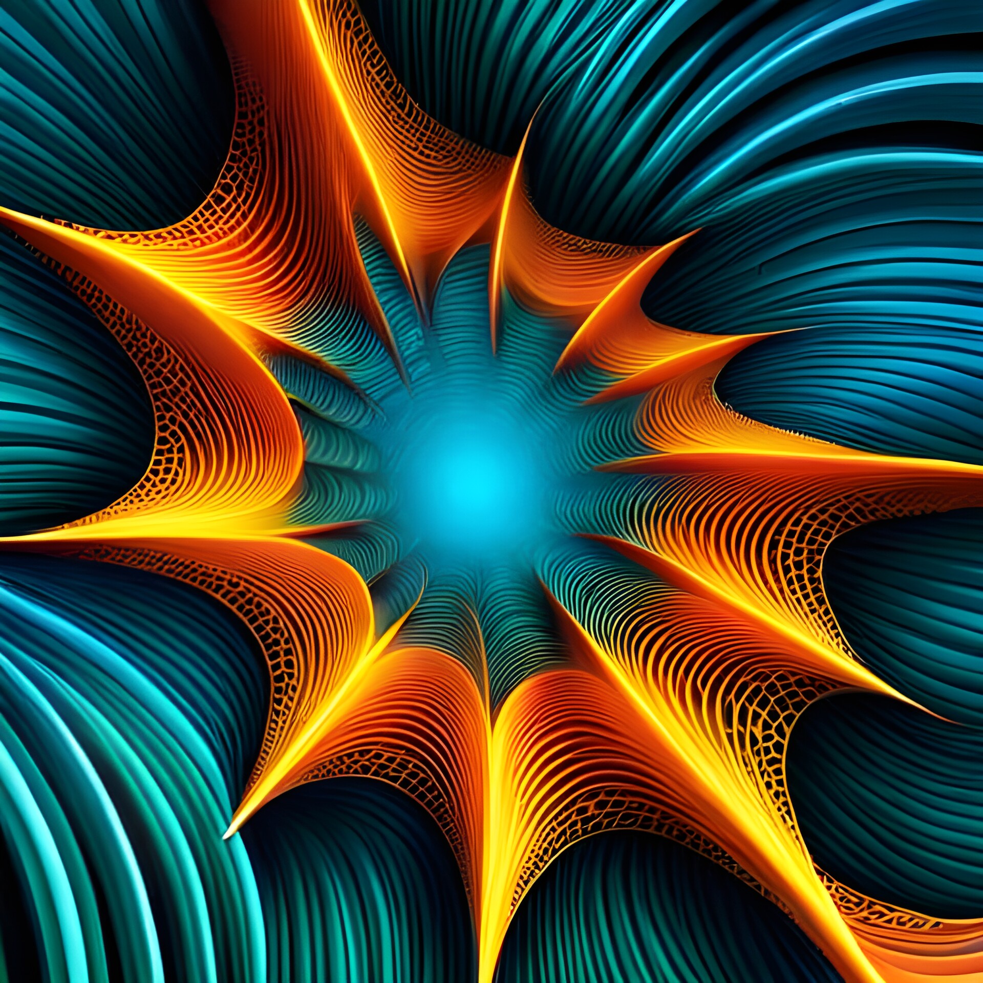 ArtStation - Prismatic Points Fractal