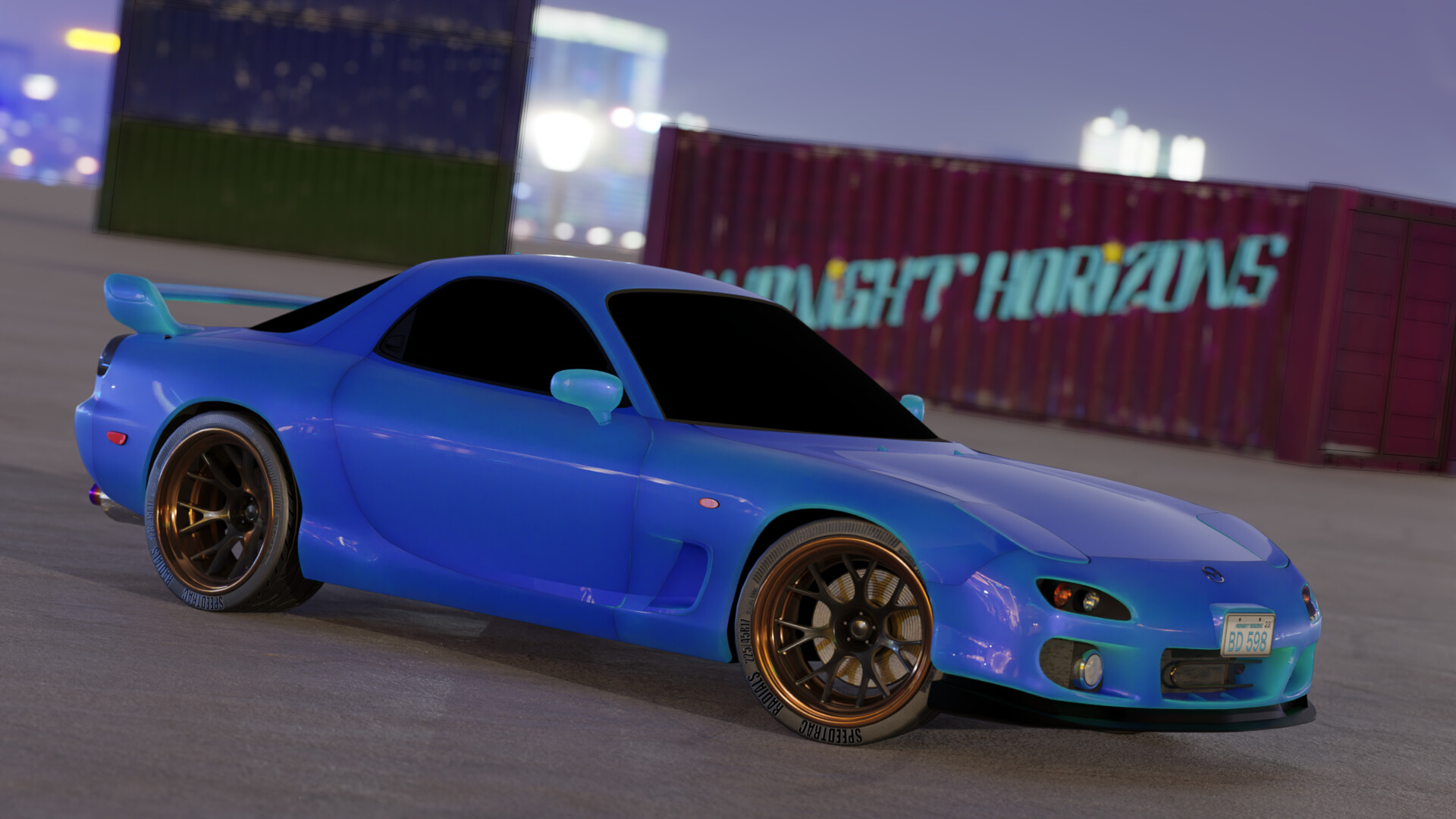 ArtStation - The Mazda RX-7
