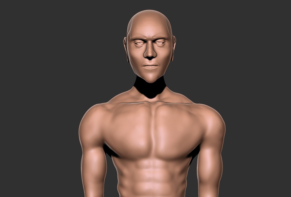 ArtStation - Male upper body