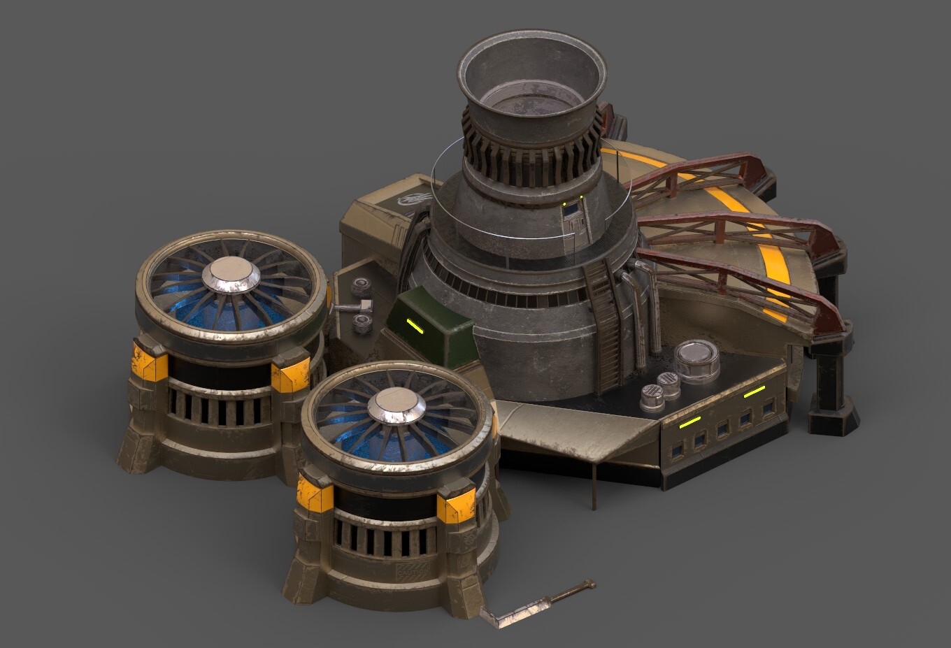 ArtStation - GDI Power Plant - C&C 3 Fan Art