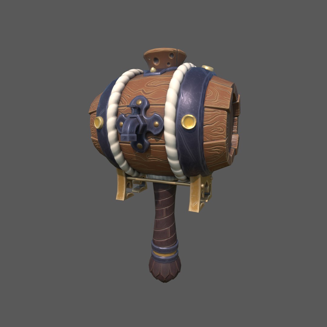 ArtStation - Hammer ( tutorial by Cyber Craft)