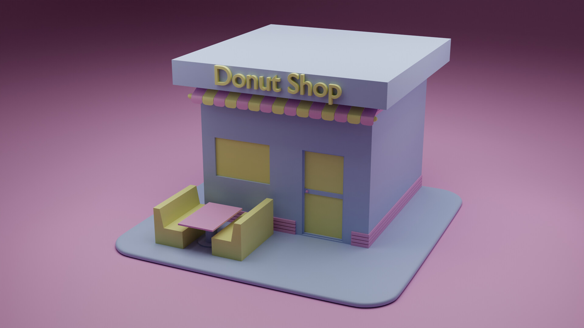 ArtStation - Donut Shop