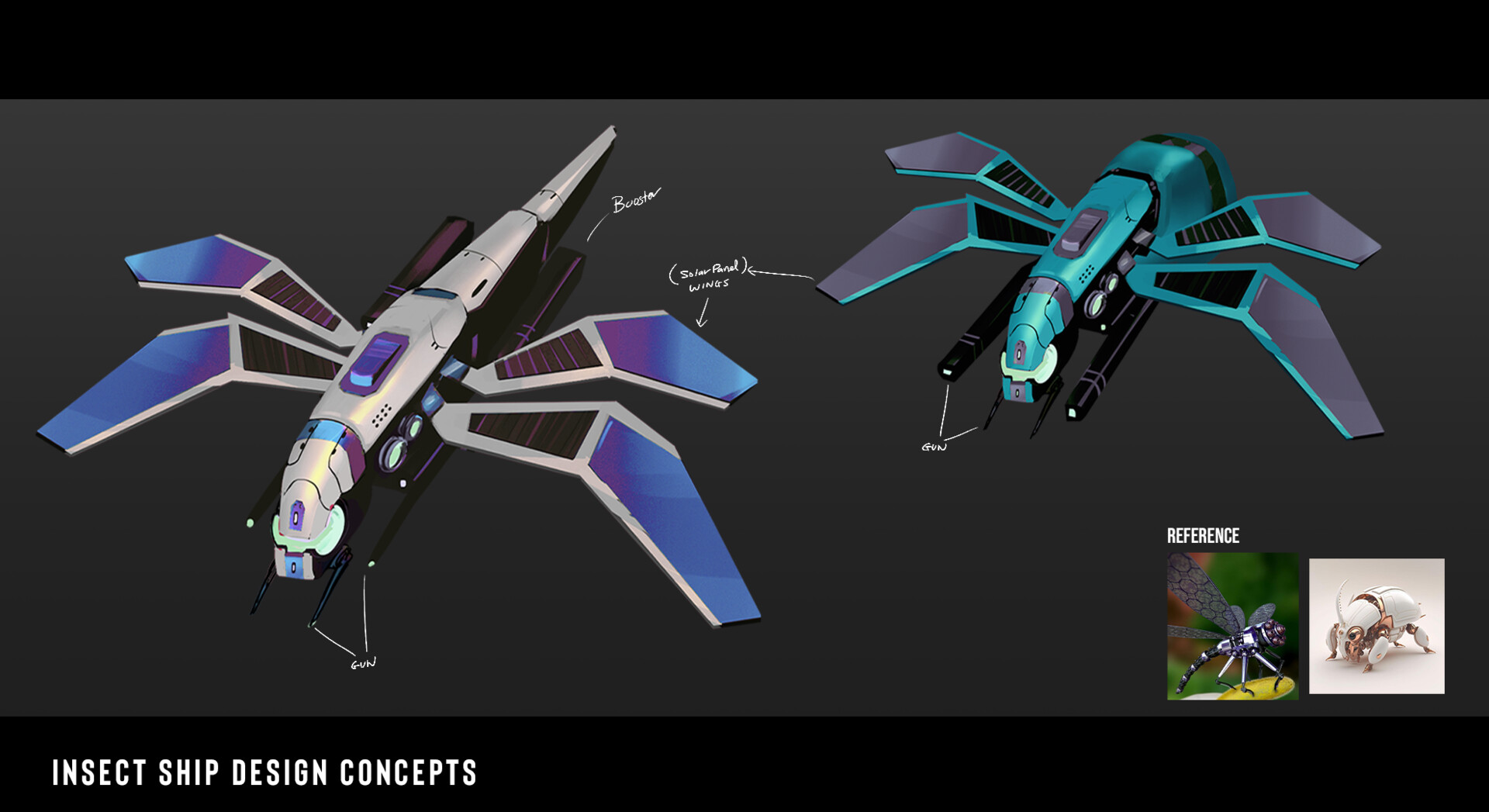 ArtStation - Insect ship design