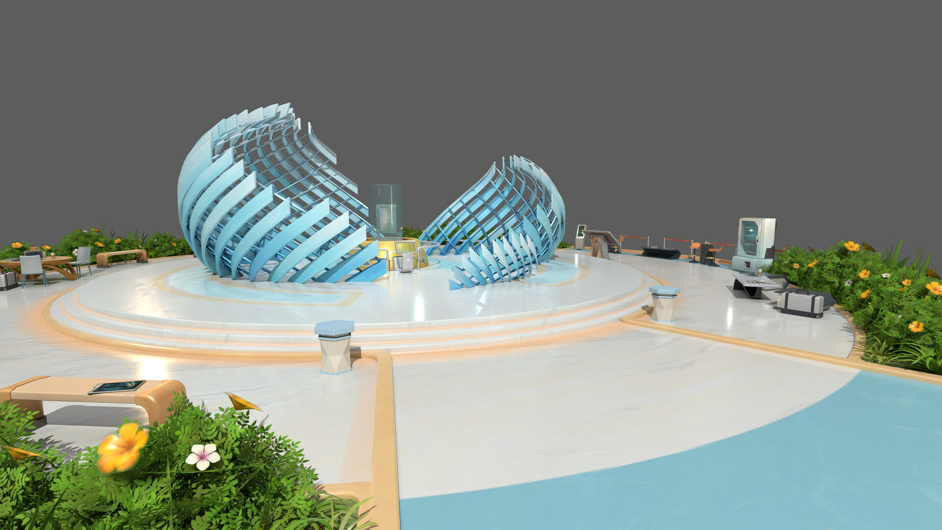 ArtStation - An Overwatch environment design