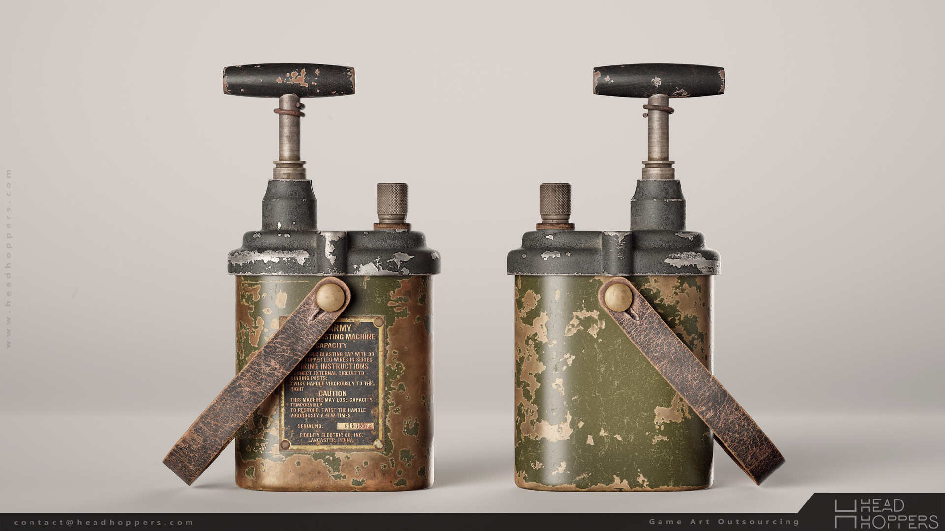 Head Hoppers Studios - Blasting Machine (Realtime/Game-Ready)