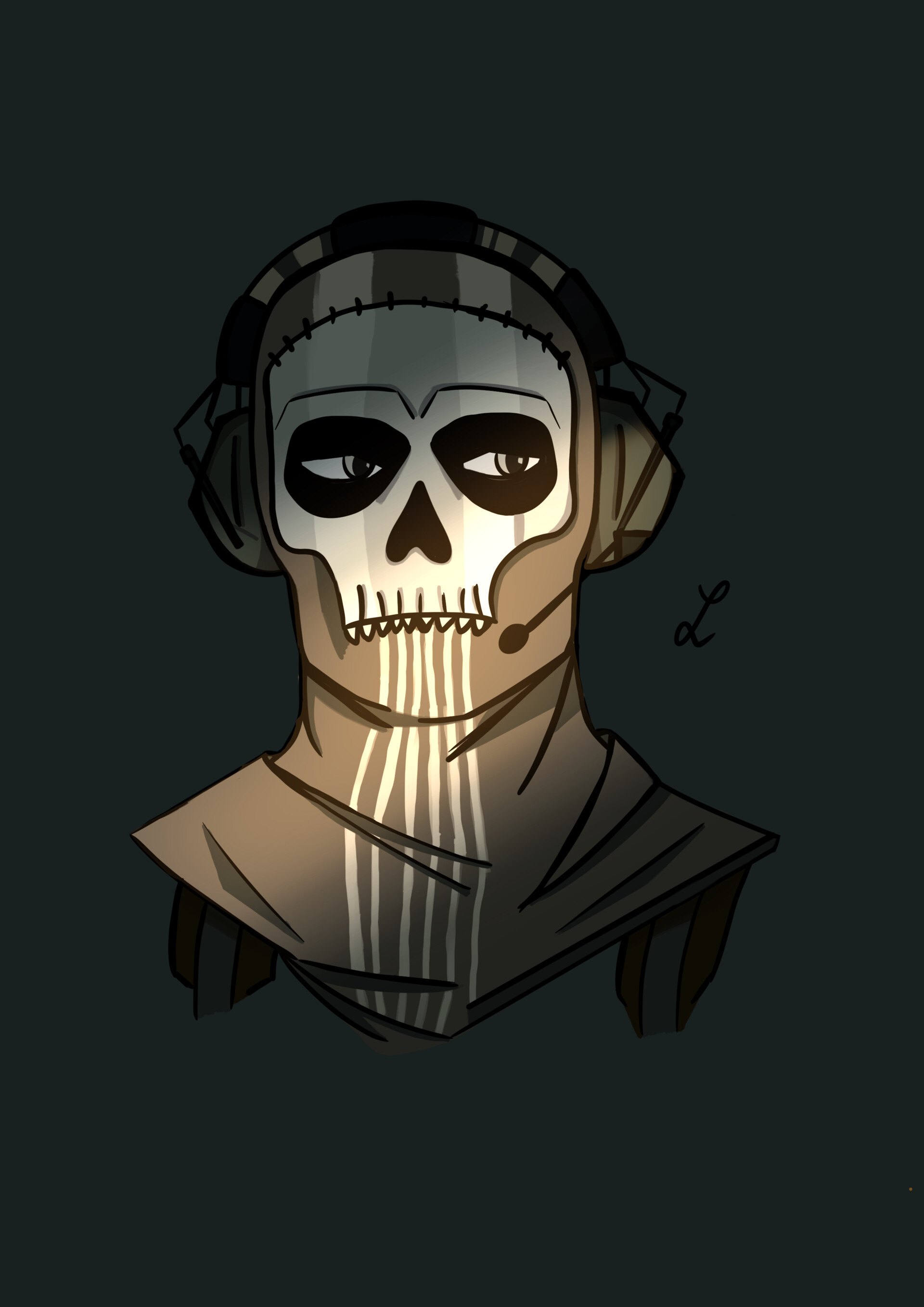 ArtStation - Call of duty ghost fan art