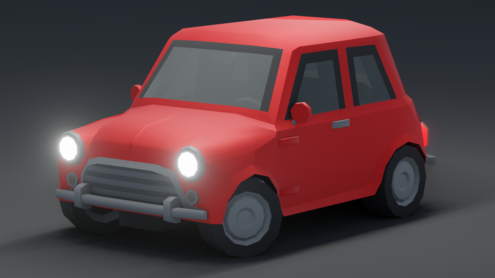 ArtStation - Classic Mini Cooper (Low Poly / Stylized)
