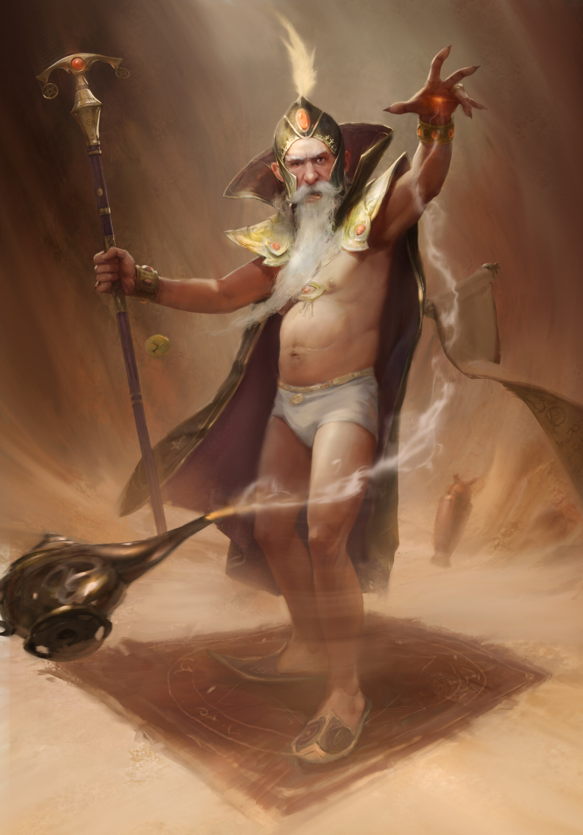 Old Mage by Alexander Kretov : r/ImaginaryWizards