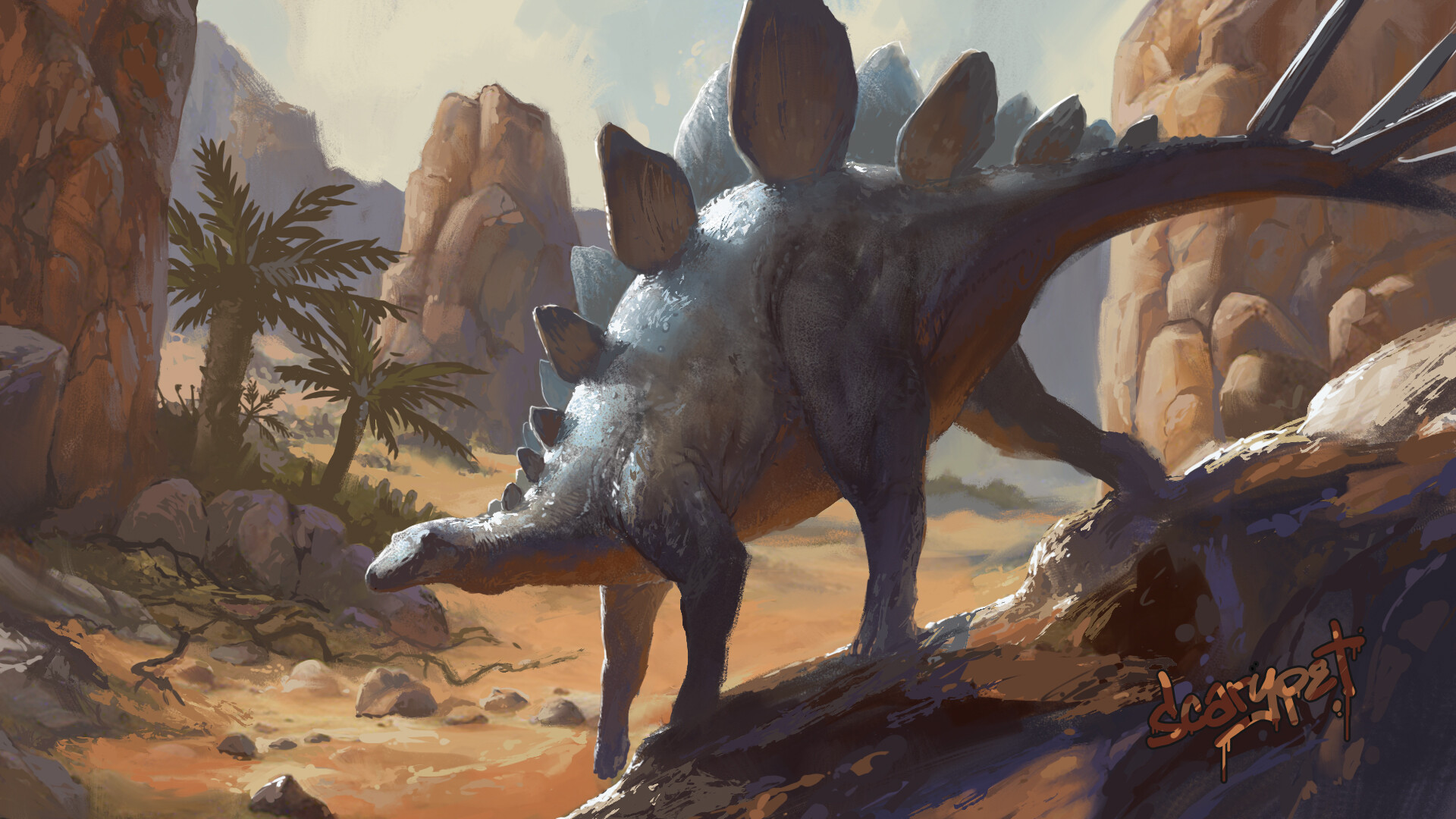 ArtStation - Stegosaurus