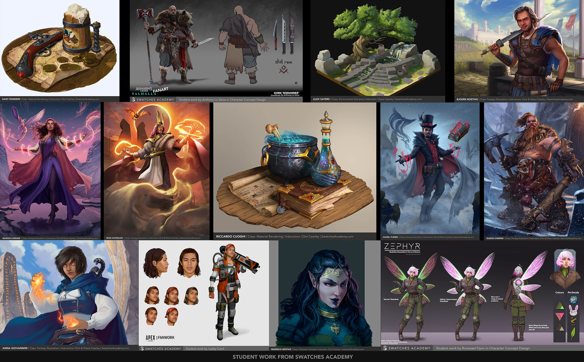 ArtStation - Student Art - Winter 2023