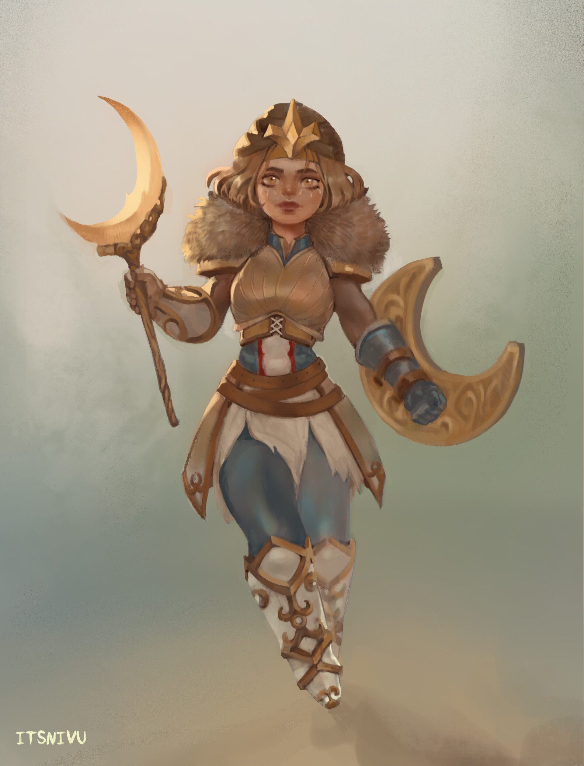 ArtStation - Raya - The Human Cleric 🌙