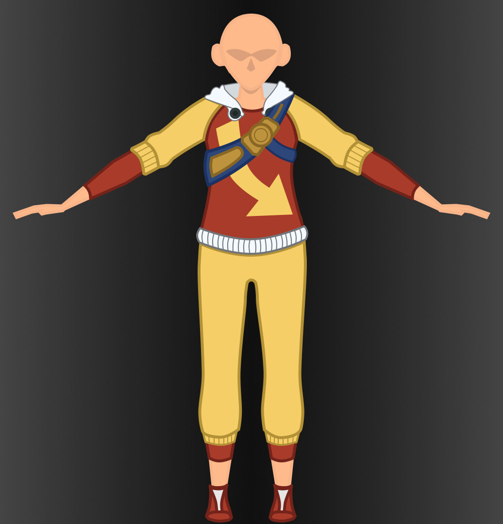 Benjamin Tai - Parkour Character Concept - Reference Sheet