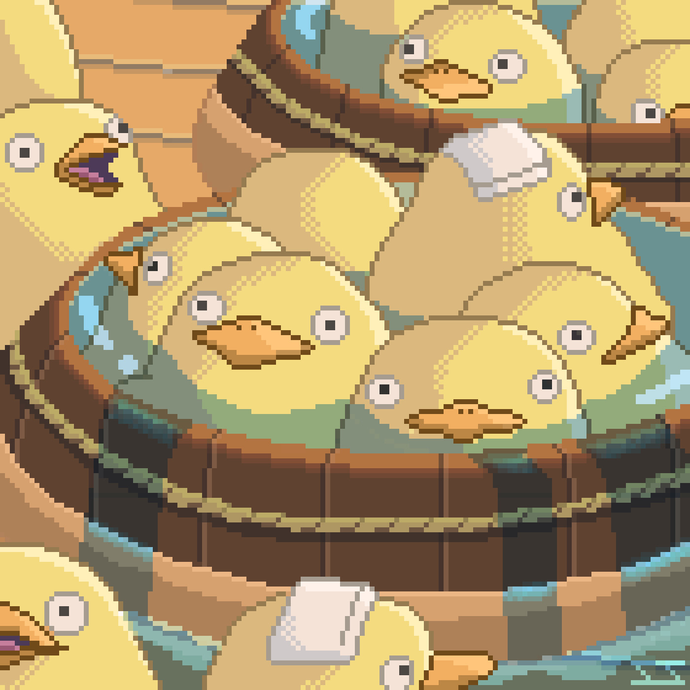 ArtStation - little bath - studio ghibli in pixels