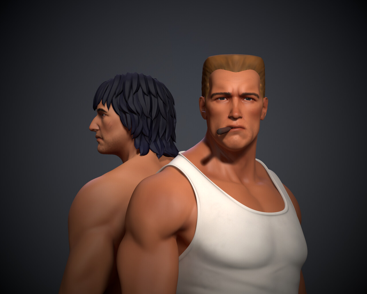 ArtStation - Contra fan art