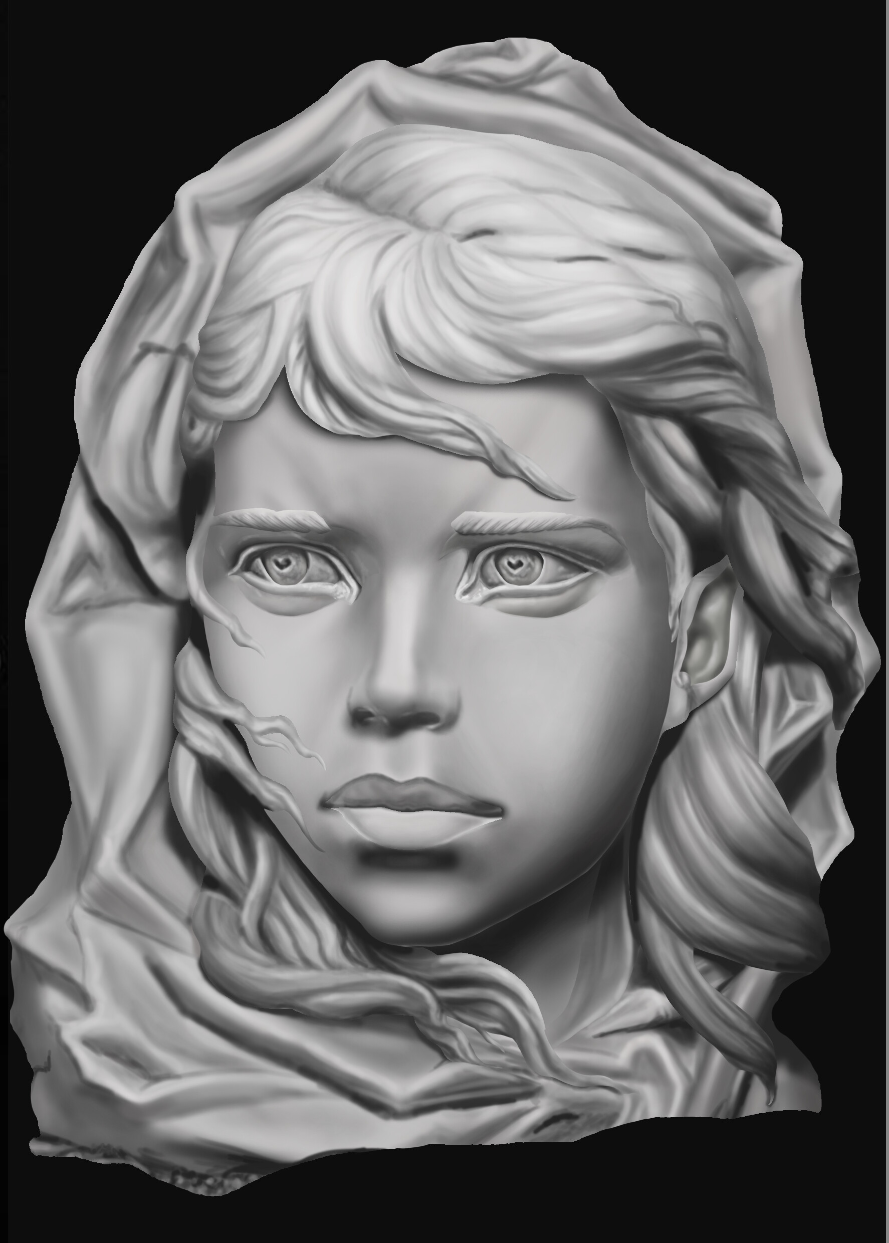 ArtStation - Digital sculpture study
