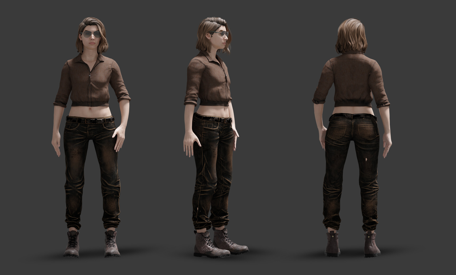 ArtStation - Cool Game Female Character | Blender