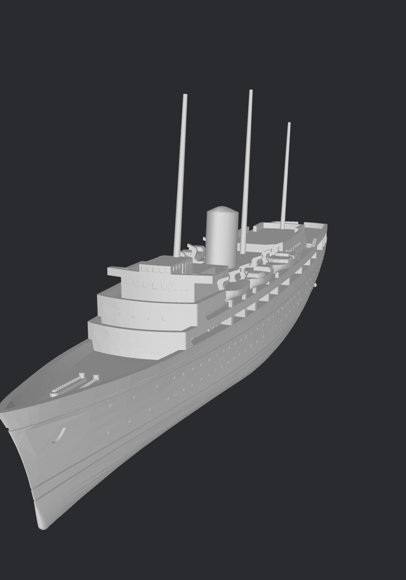 ArtStation - 3d ship model