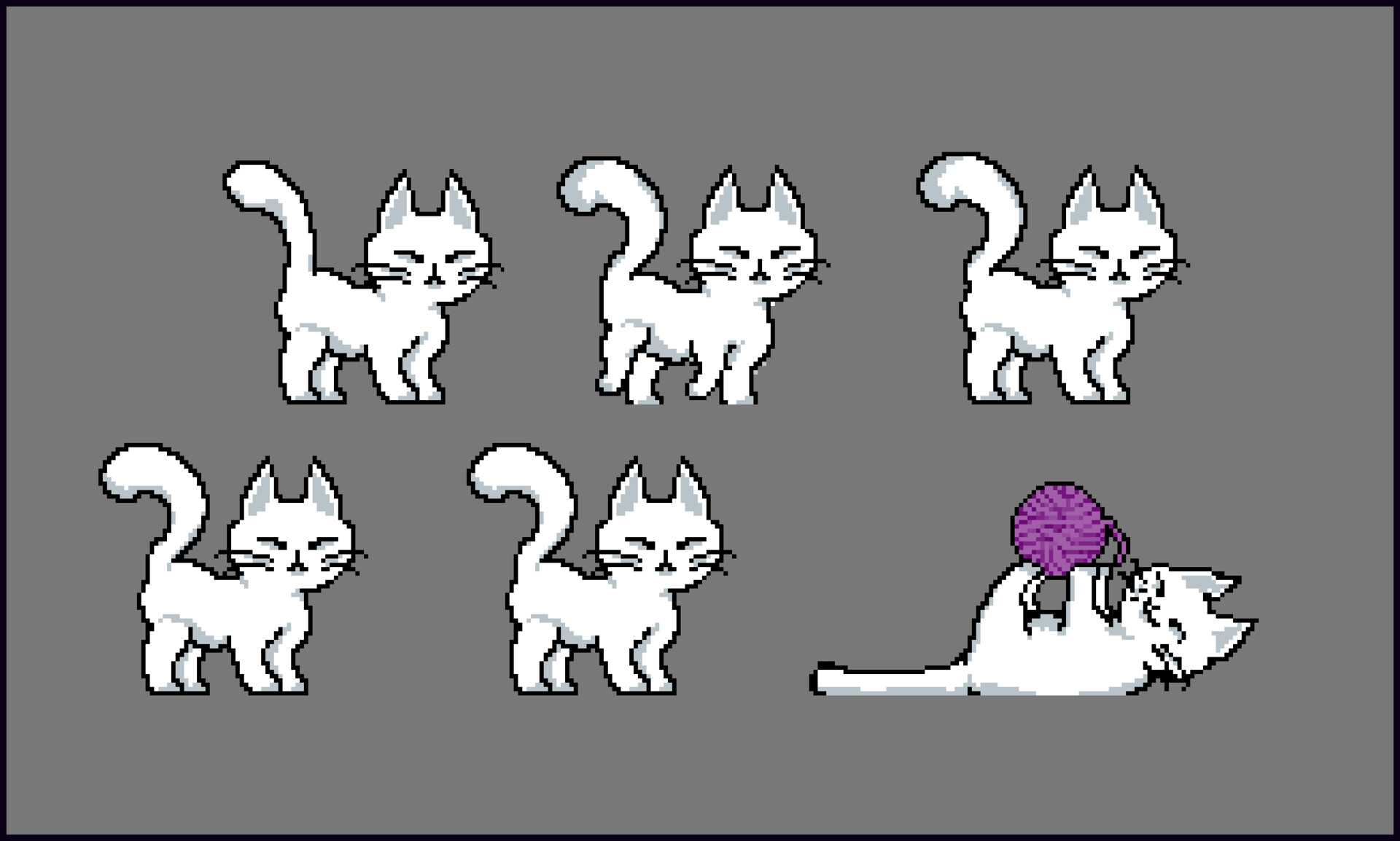 ArtStation - Pixel art Cat animations
