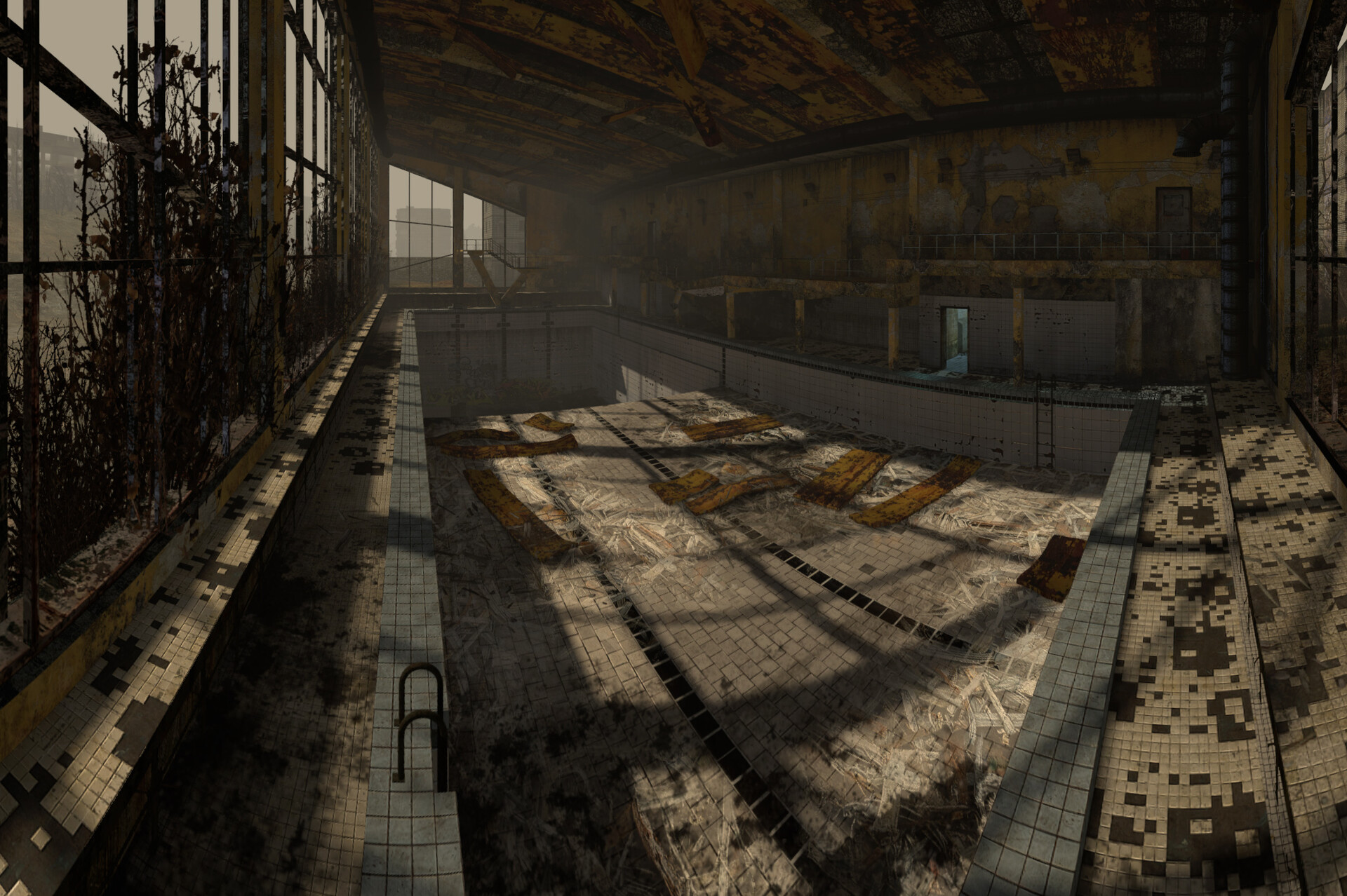 ArtStation - Block Environment Exterior (Source Engine 2010)