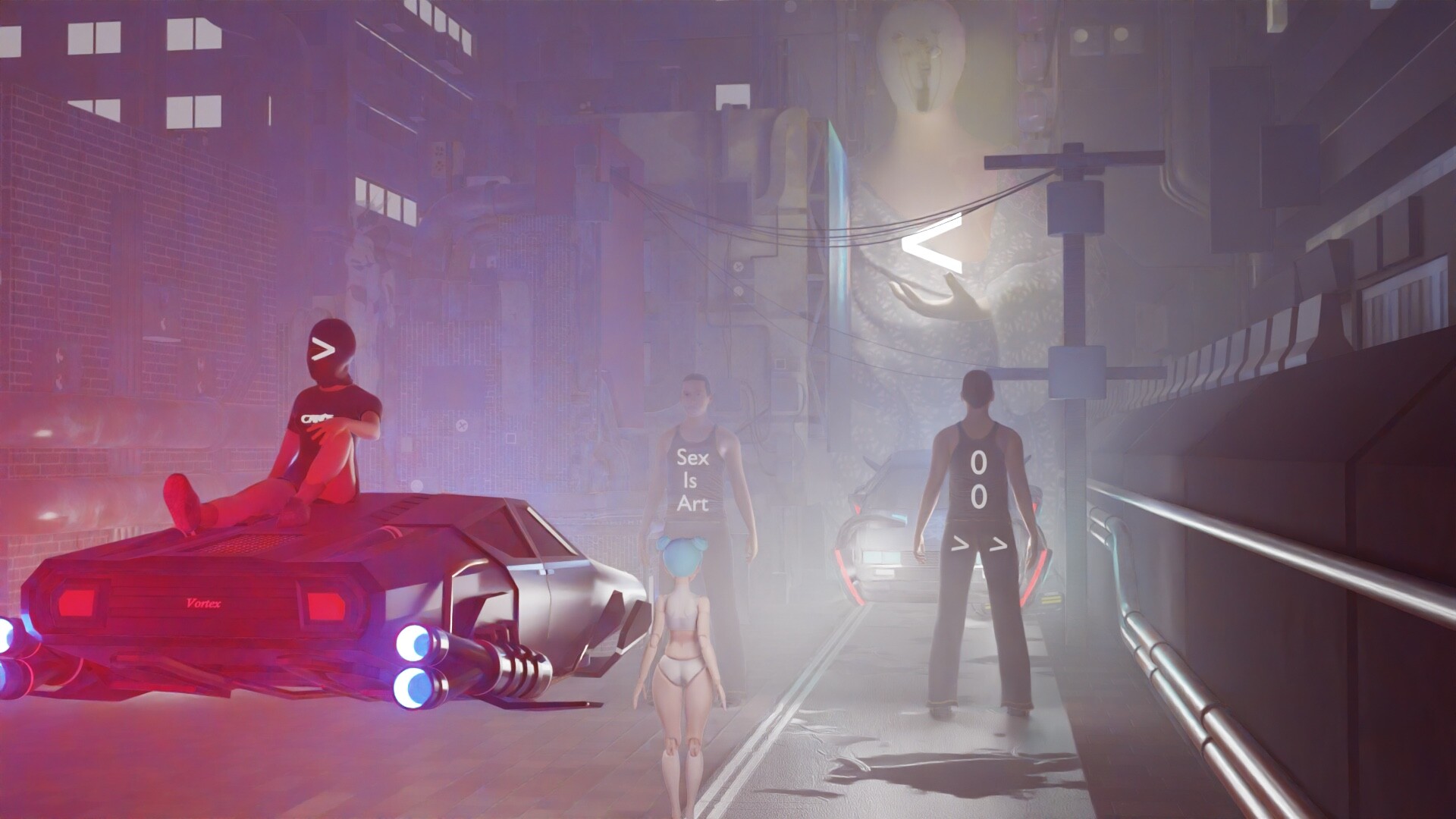 ArtStation - The Dystopian World (a concept art for greaterthan0 ...