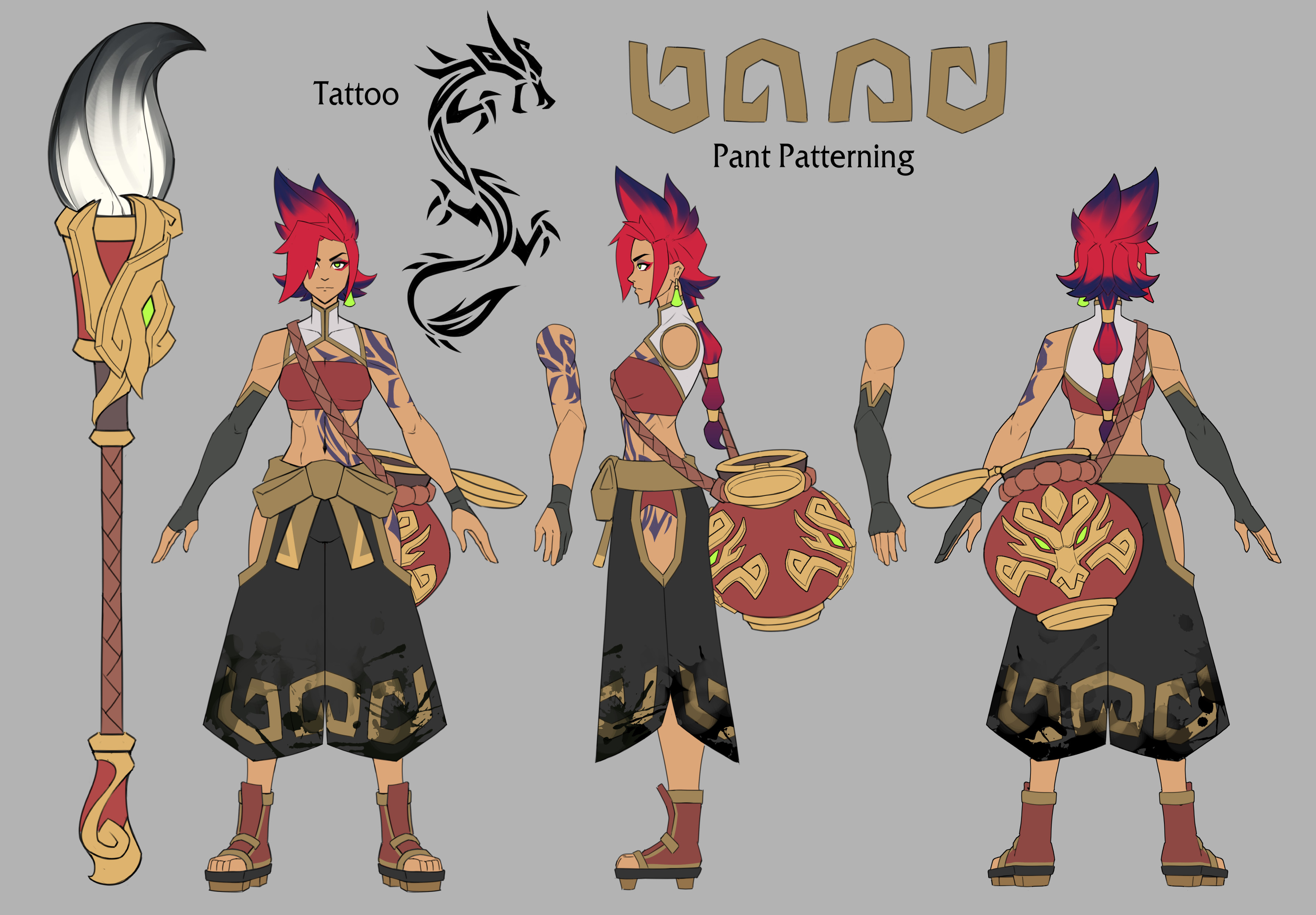 Kevin Liang - Ink Summoner Character Design