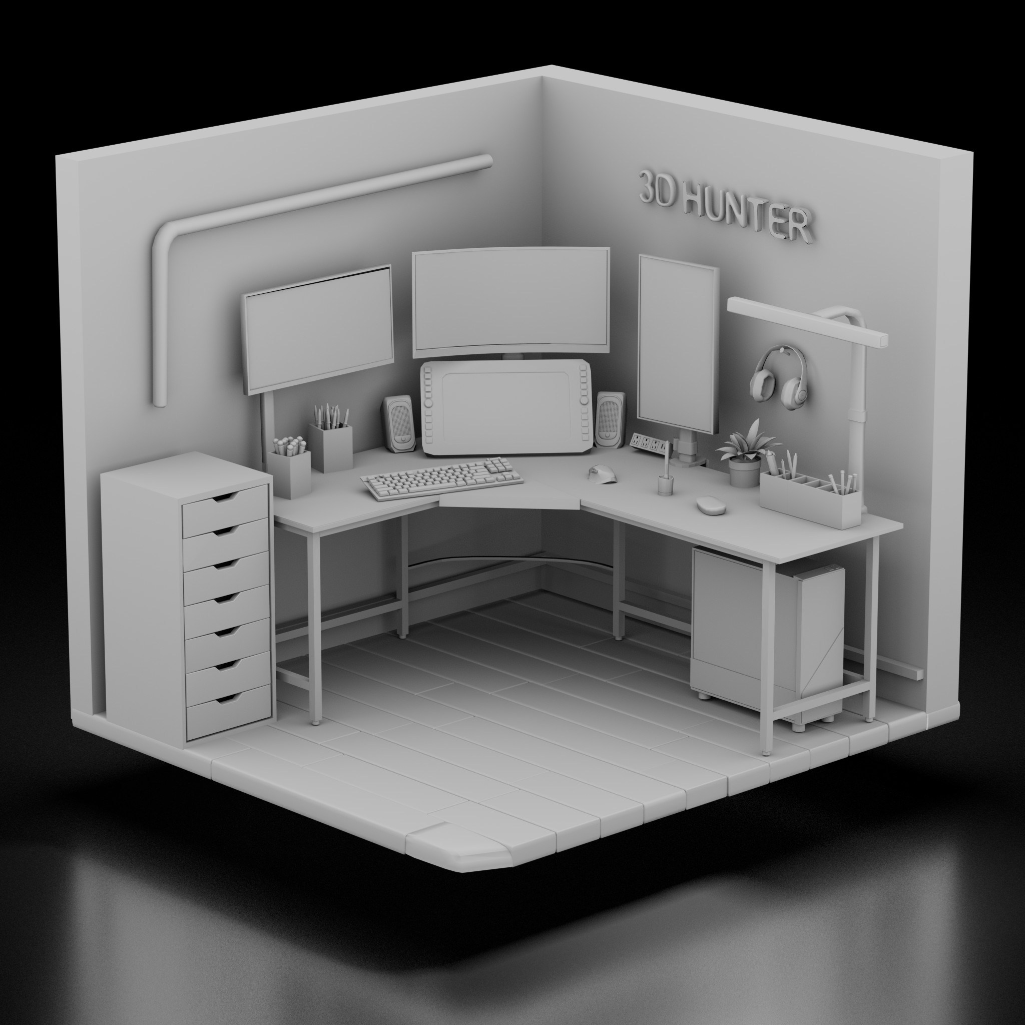 Hunter Cutrell - My desk setup