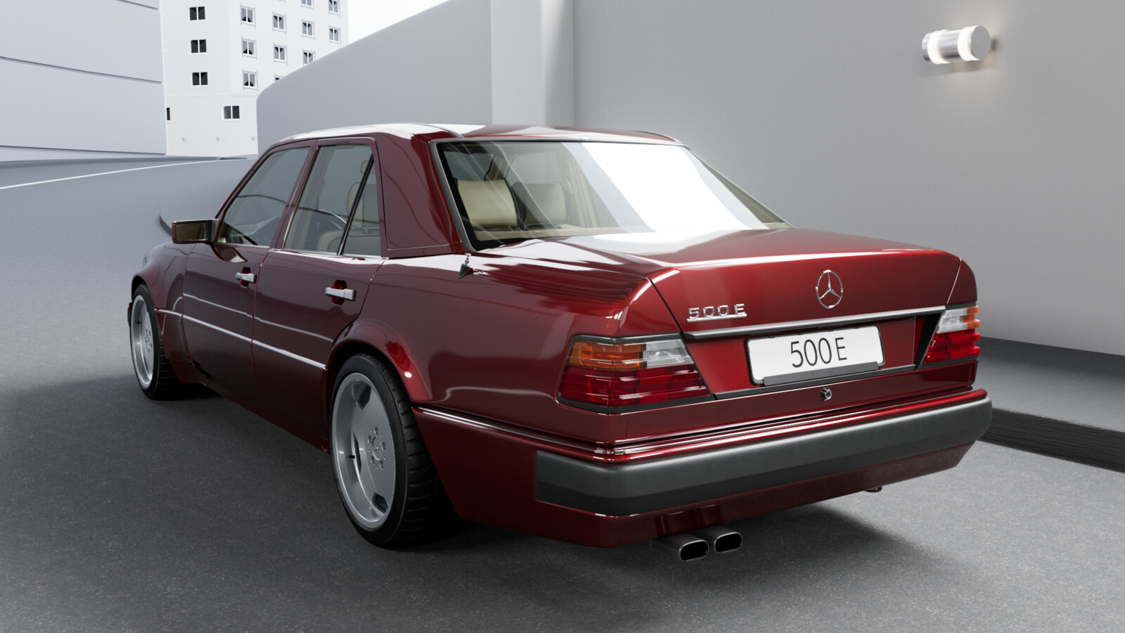 Yasser A. Muhsen - Mercedes-Benz 500E - 5.0 V8 - Redshift