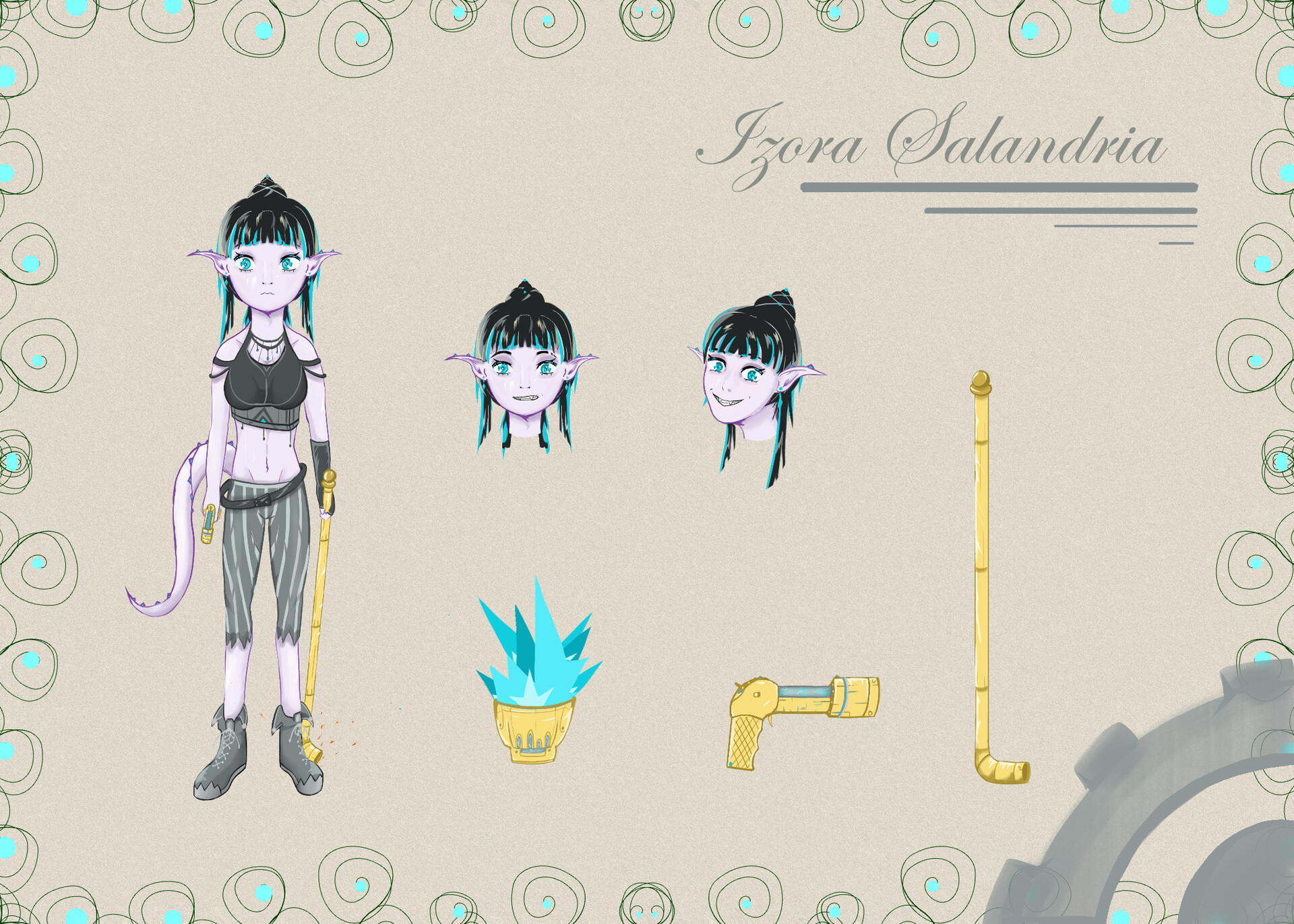 ArtStation - Fantasy Steampunk Character Sheets