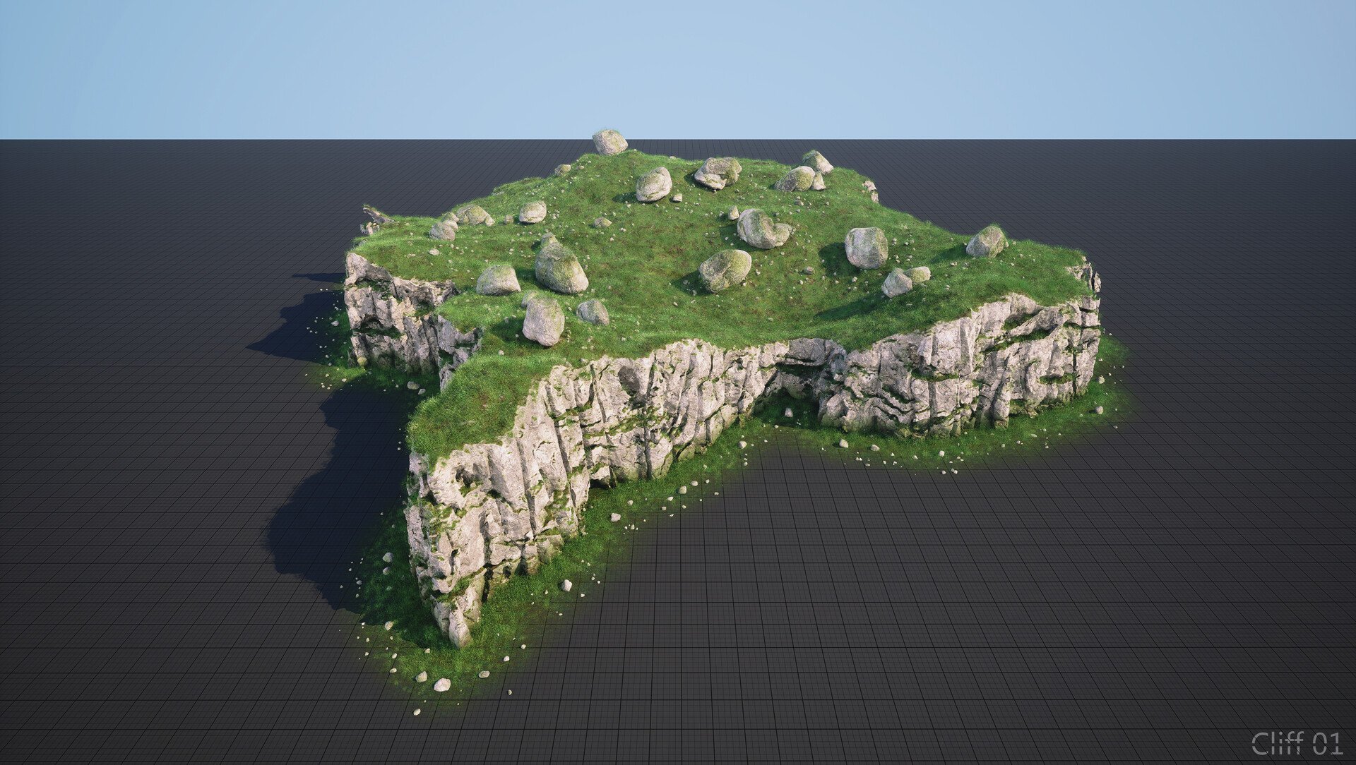 Henry Yamin - Houdini & UE5 PCG Cliff Generator