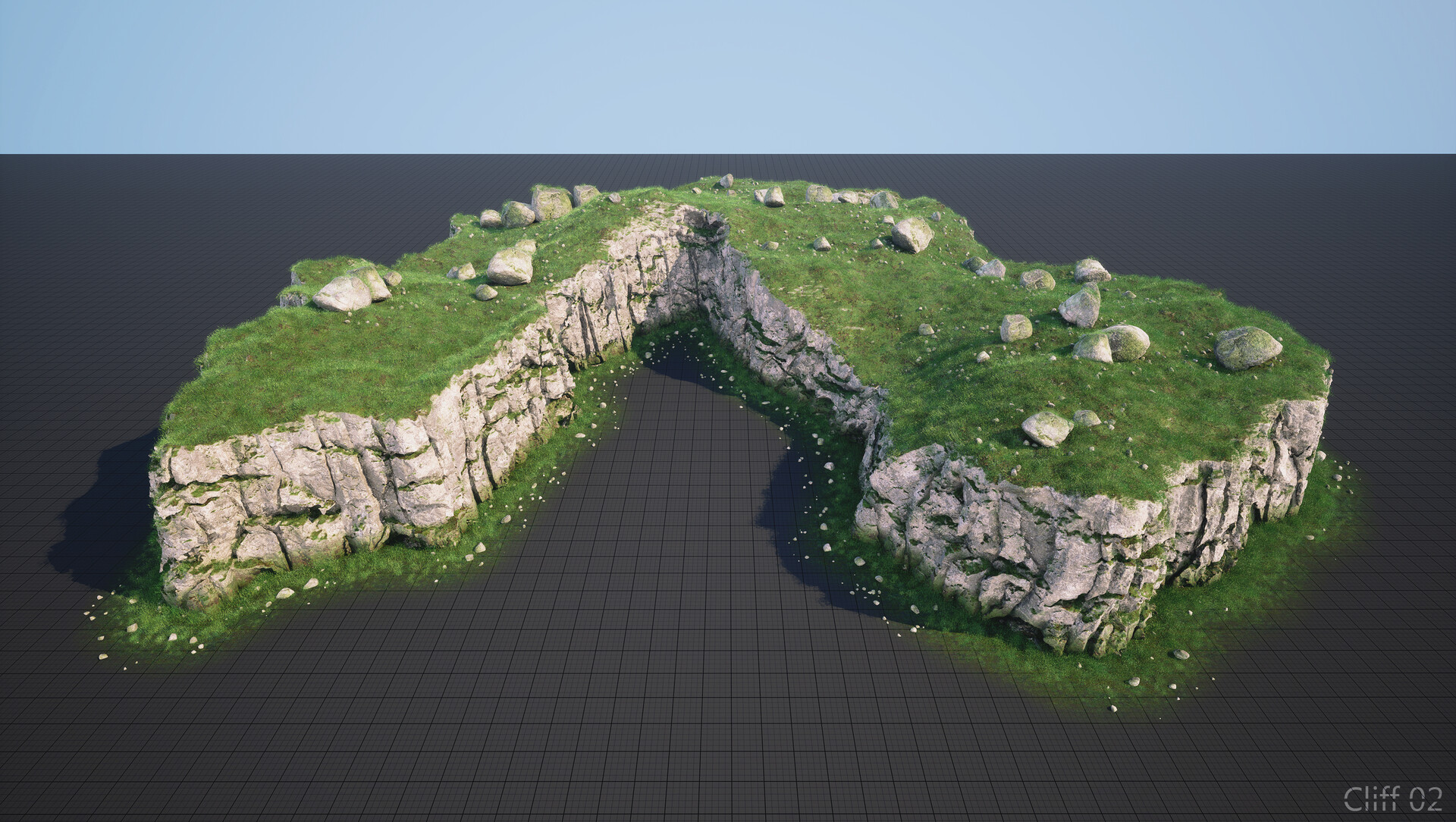 Henry Yamin - Houdini & UE5 PCG Cliff Generator