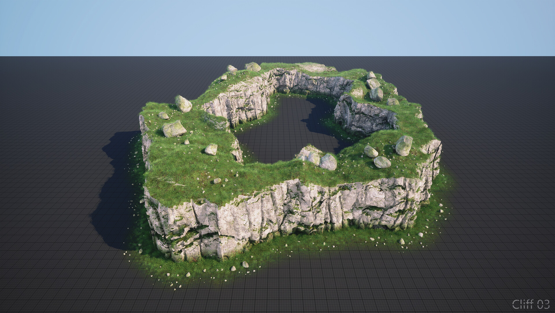 Henry Yamin - Houdini & UE5 PCG Cliff Generator