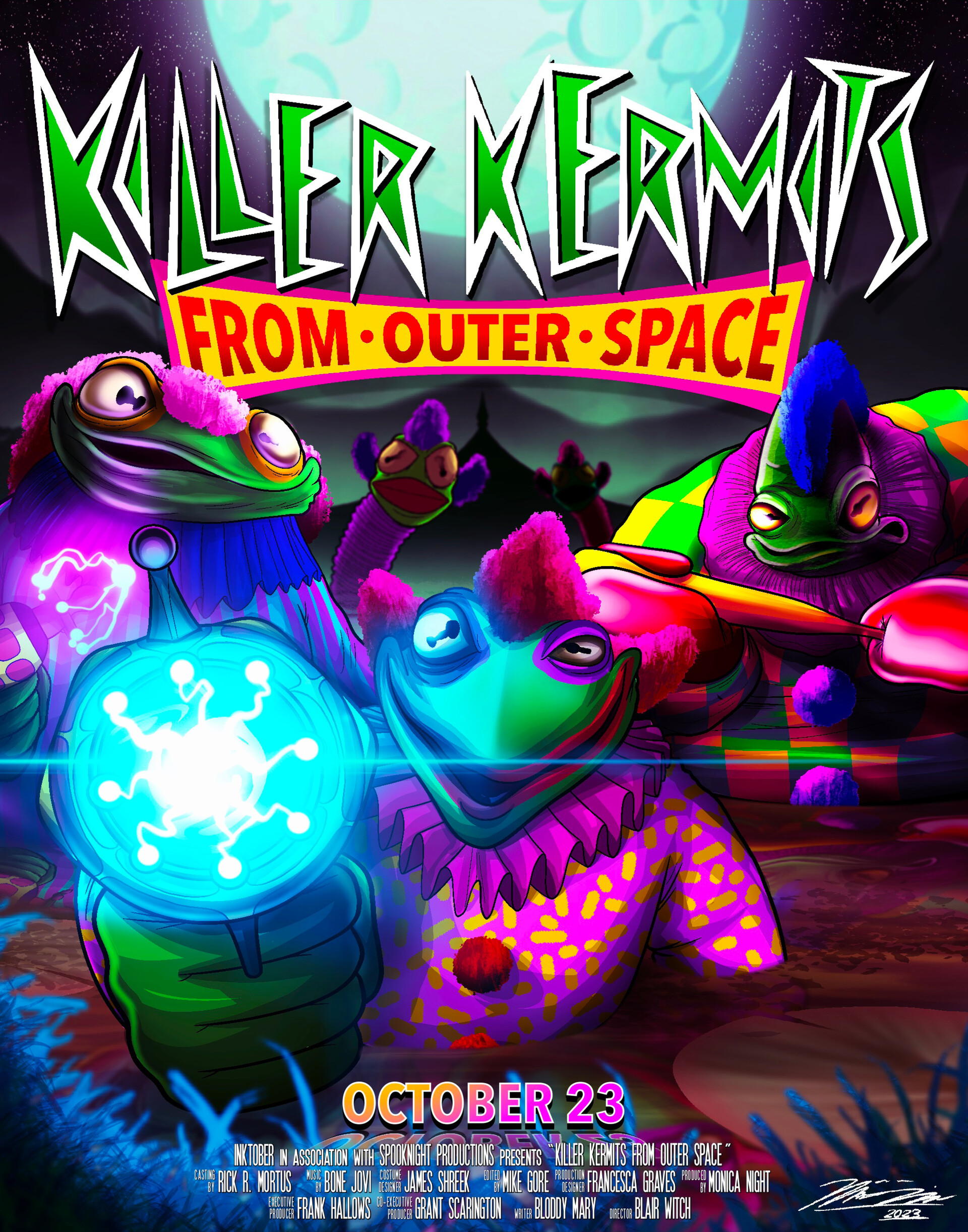 ArtStation - Killer Kermits From Outer Space