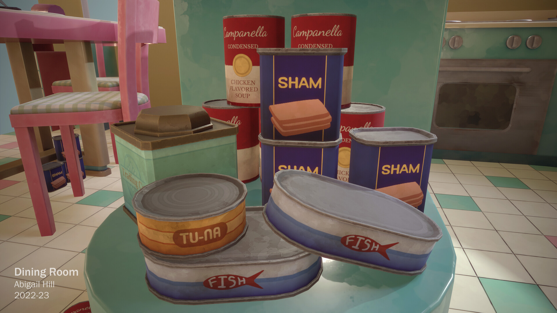 ArtStation - Diorama Props - Cans