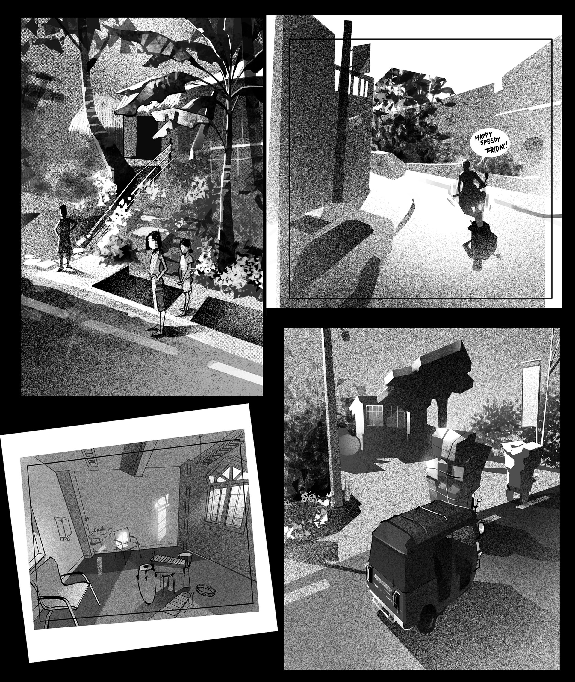 ArtStation - Fun with ink work!