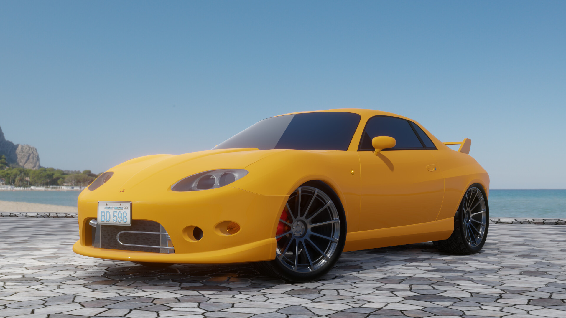 ArtStation - Mitsubishi FTO