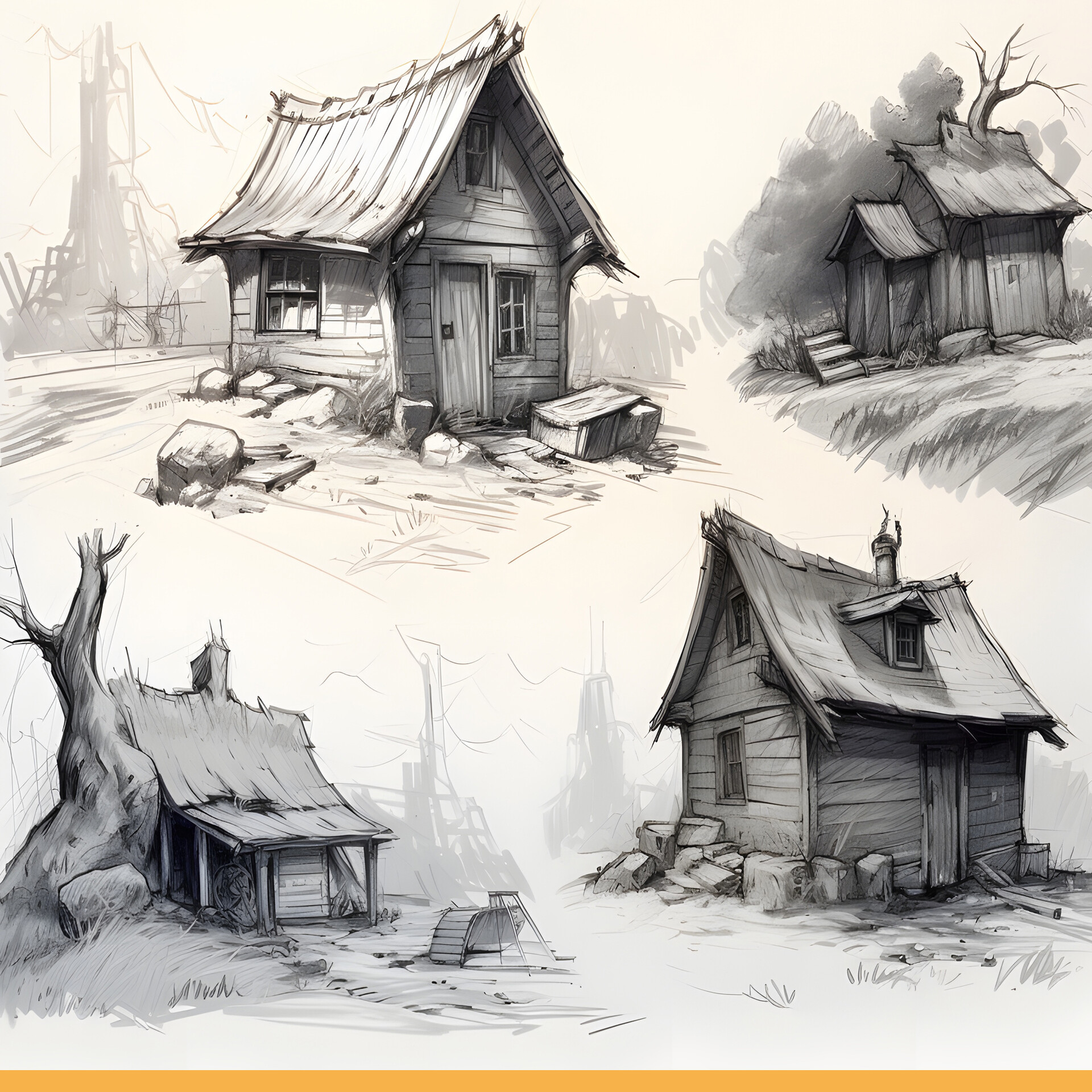 ArtStation - 303 Environment Sketches