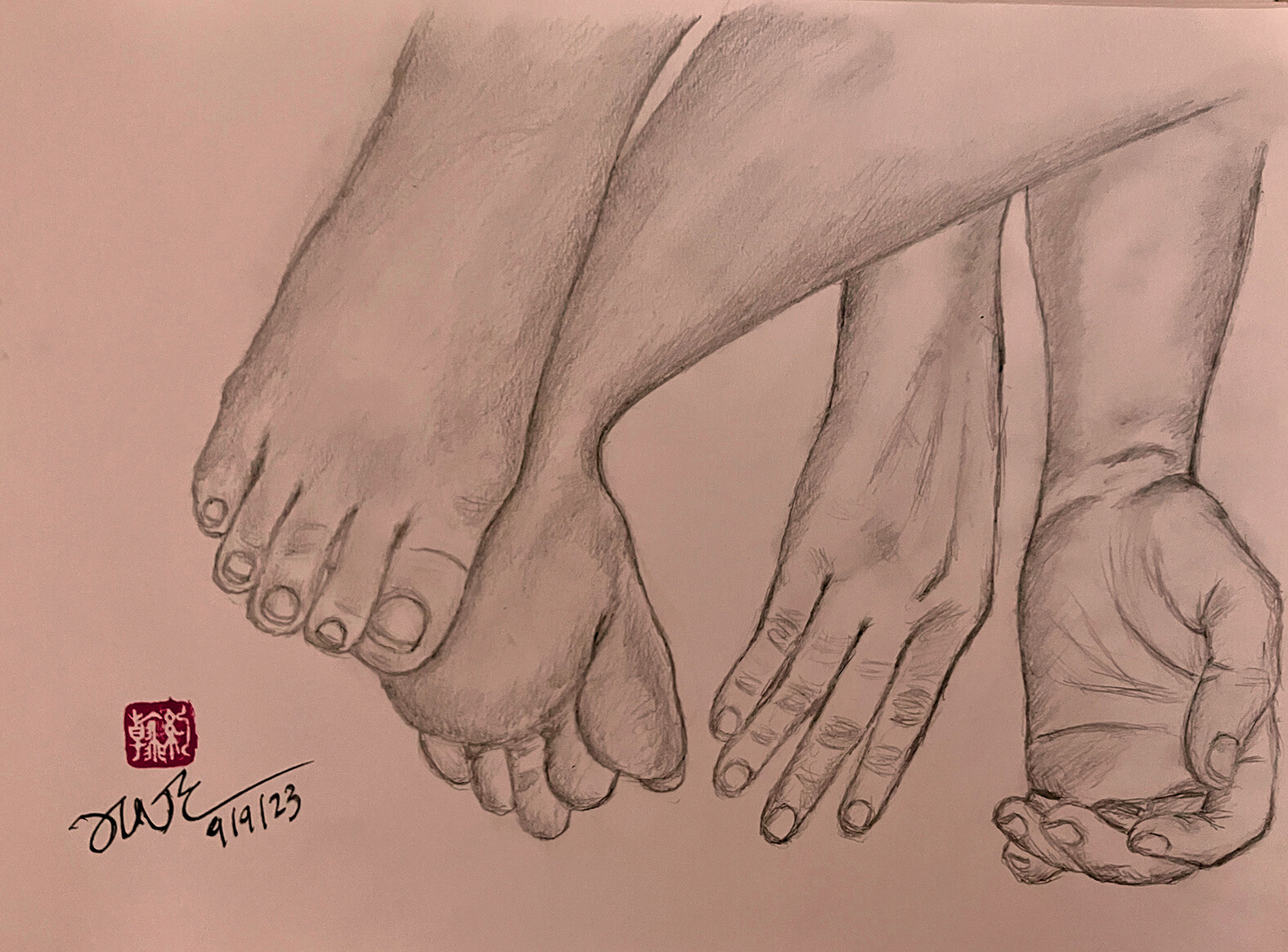 ArtStation - Leng's Hands & Feet Study