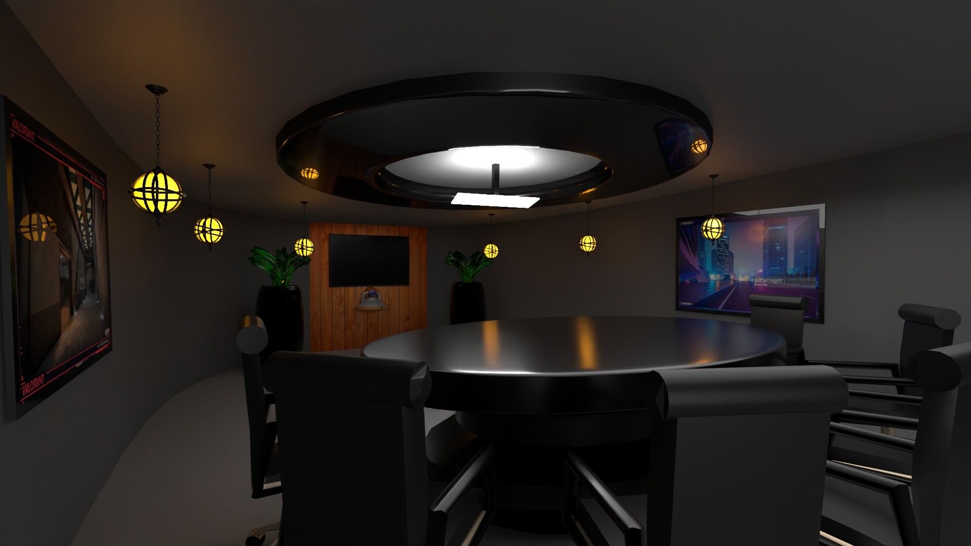ArtStation - Interior Design of a Conference Room
