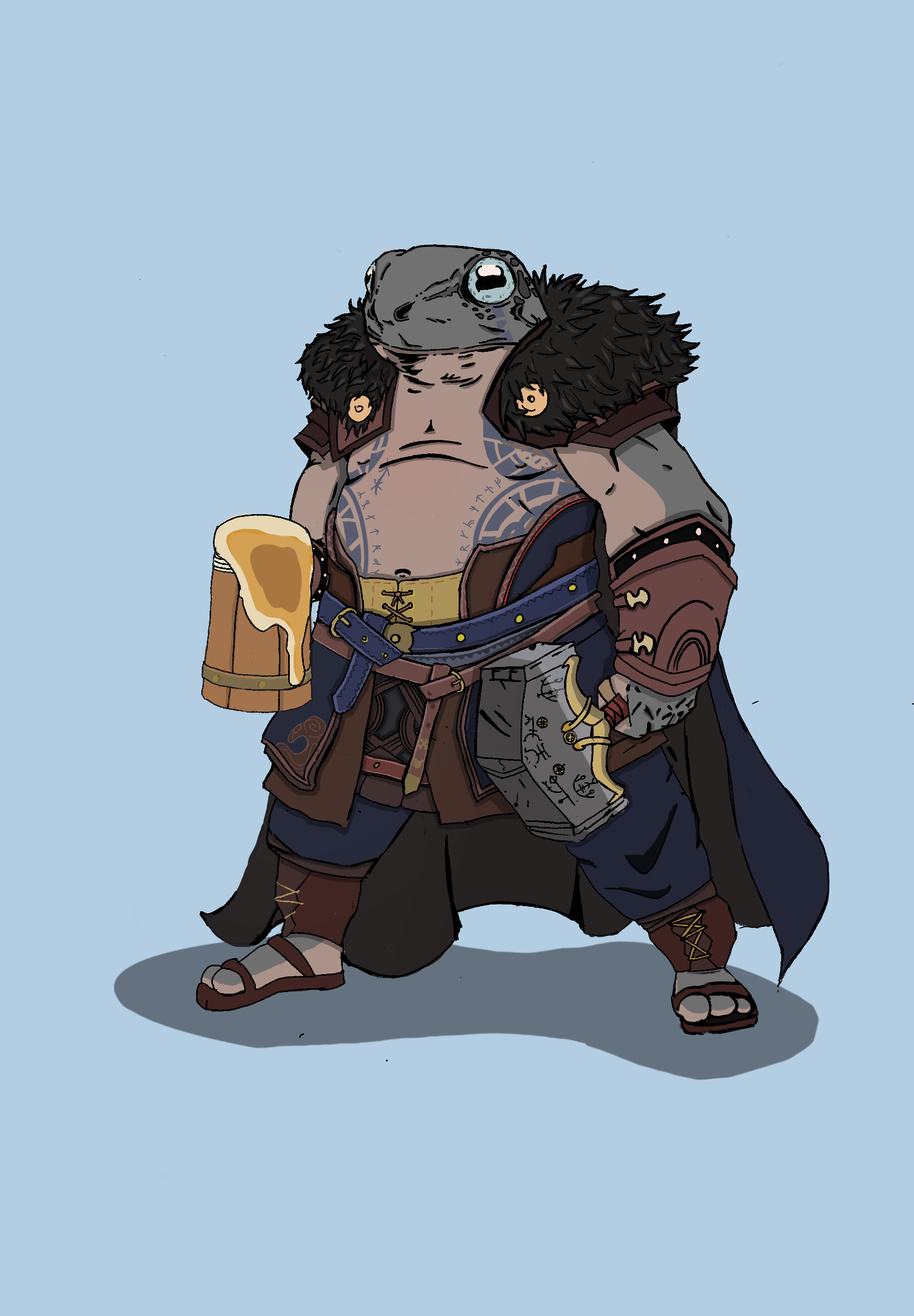 ArtStation - Thor as frog