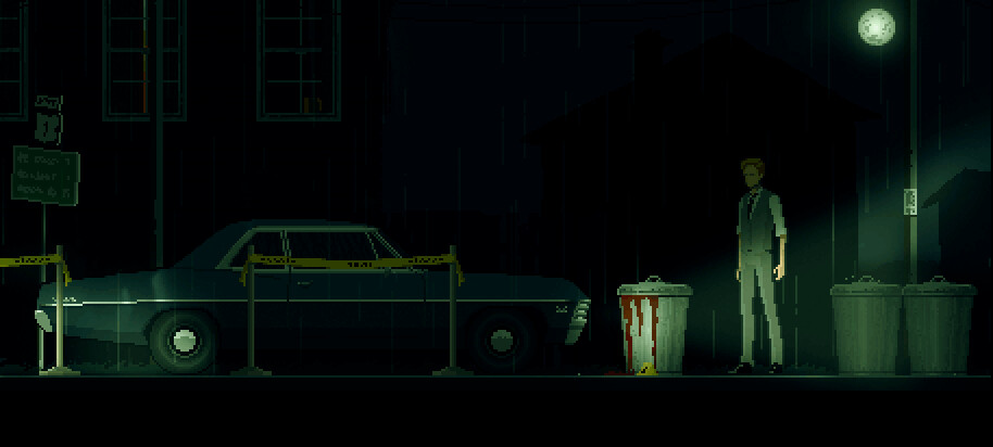 ArtStation - Pixel crime scene ;)