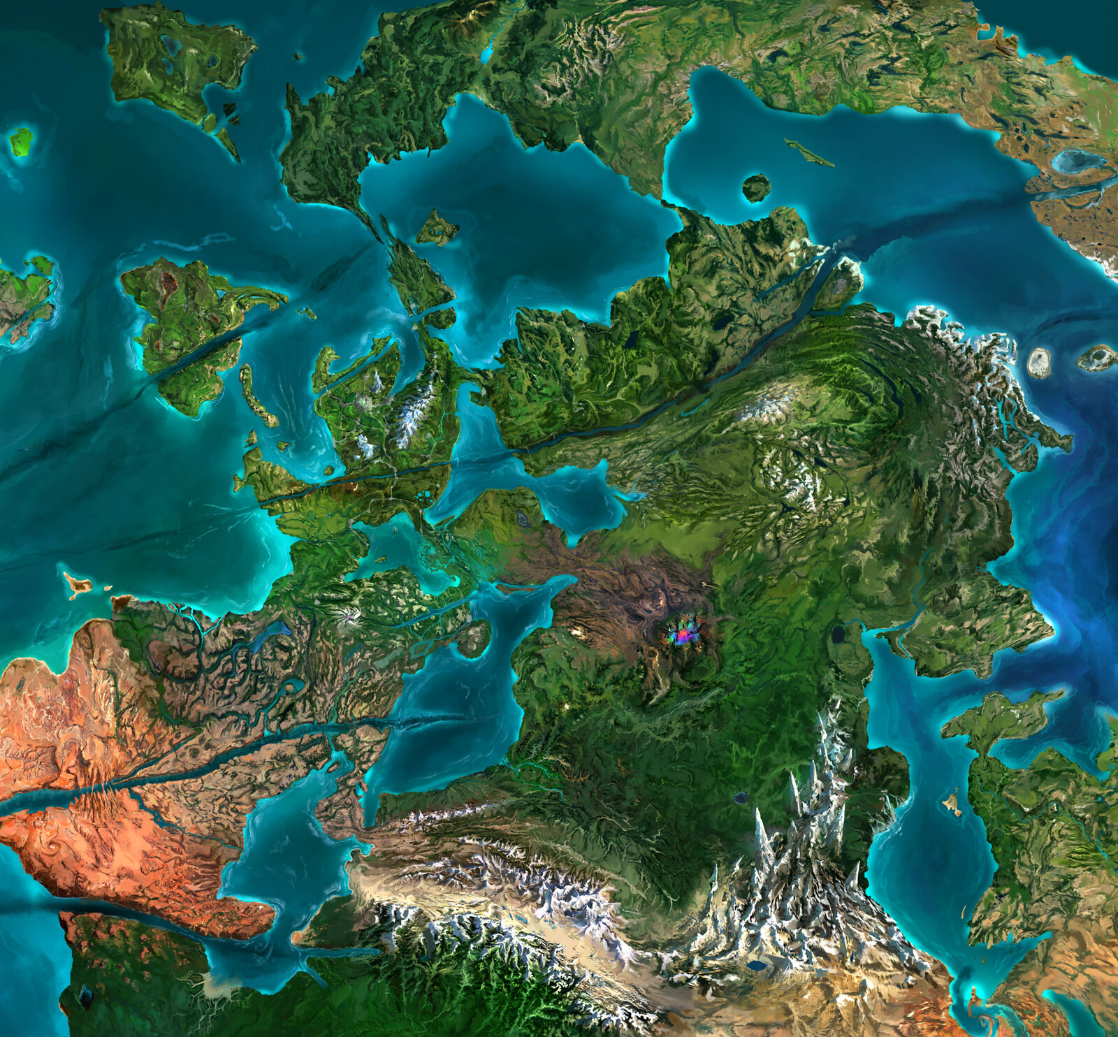 Ryan Anelowe - Map Art: Arcania