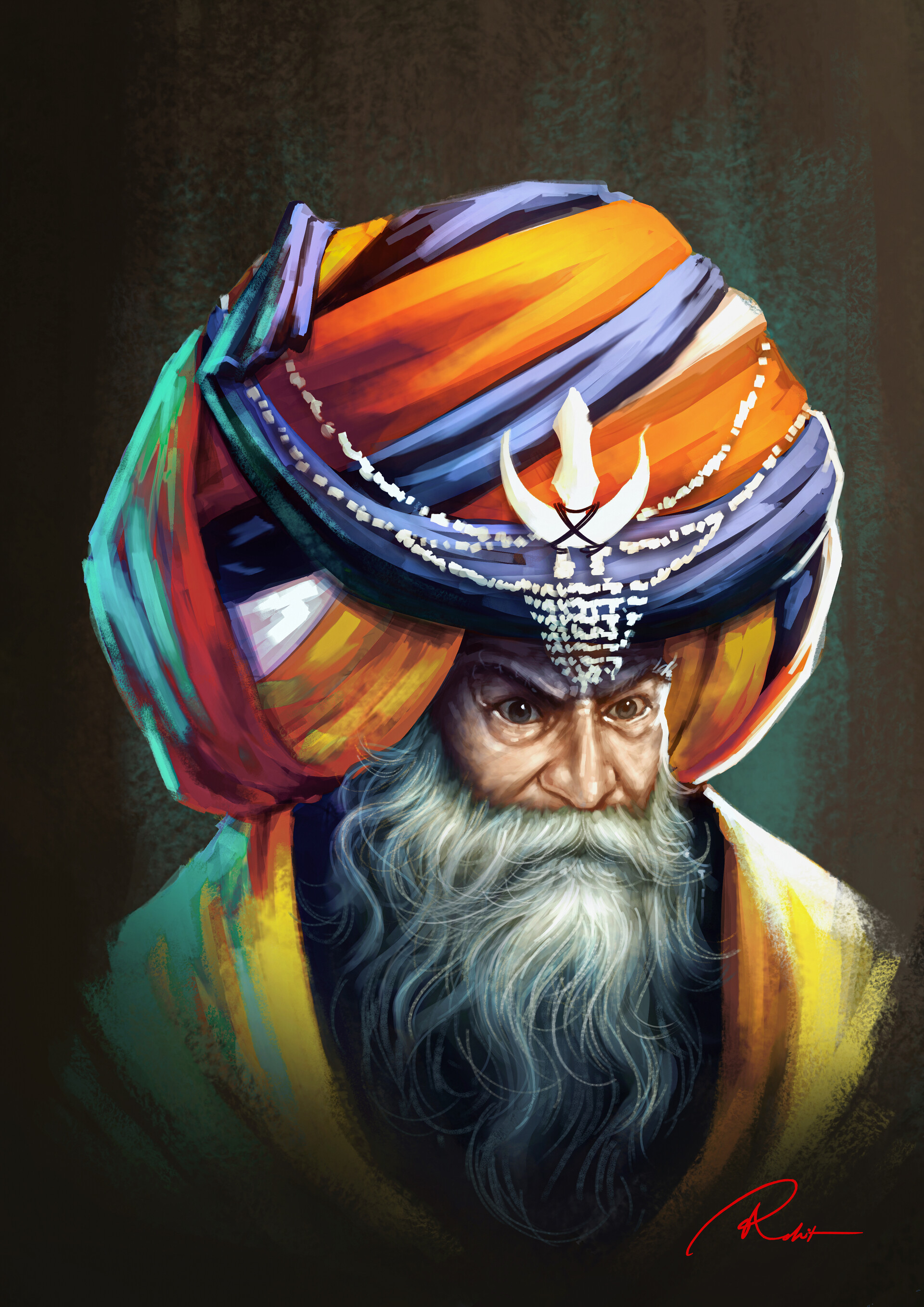 ArtStation - Nihang Singh Warrior