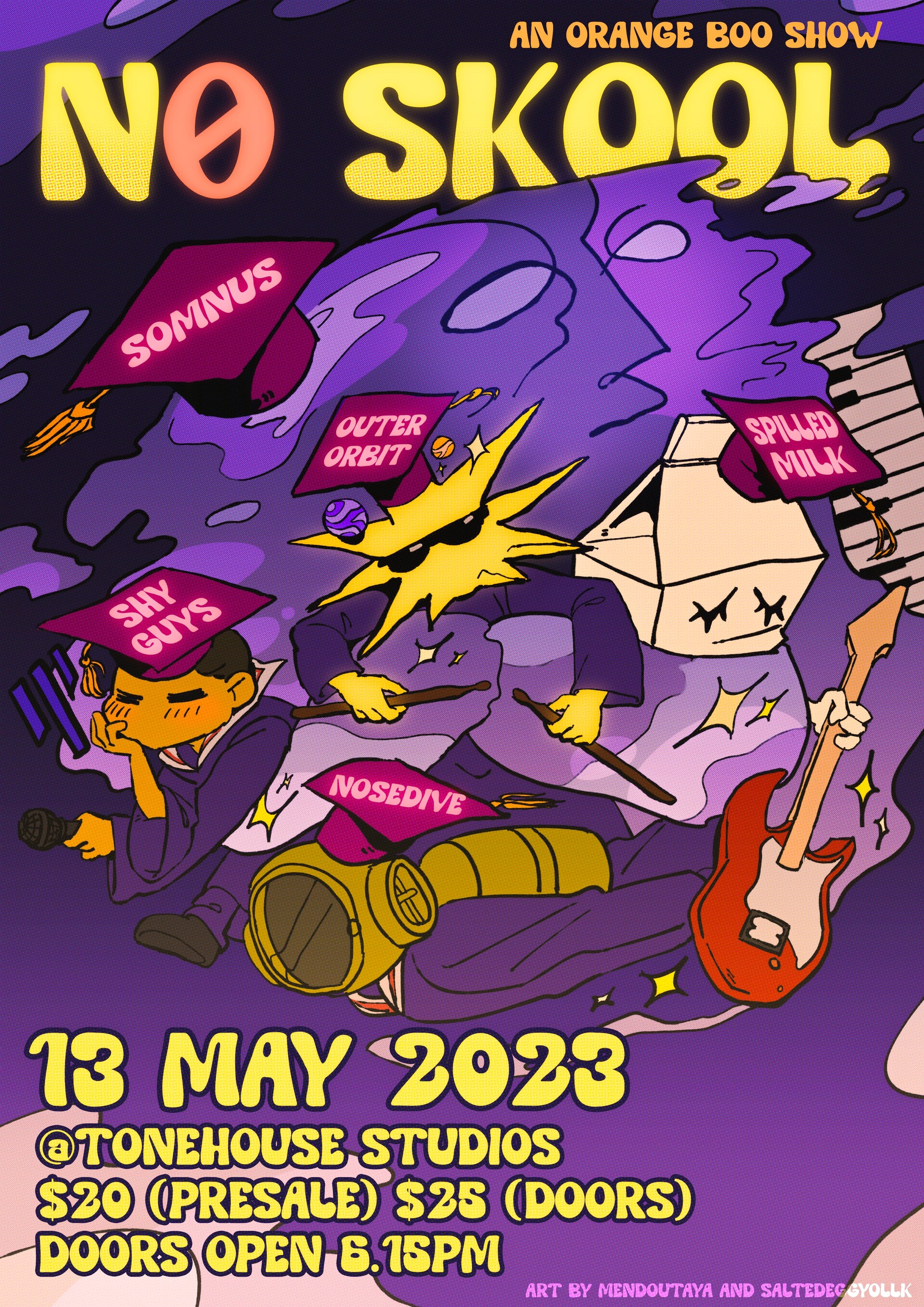 ArtStation - no skool gig poster