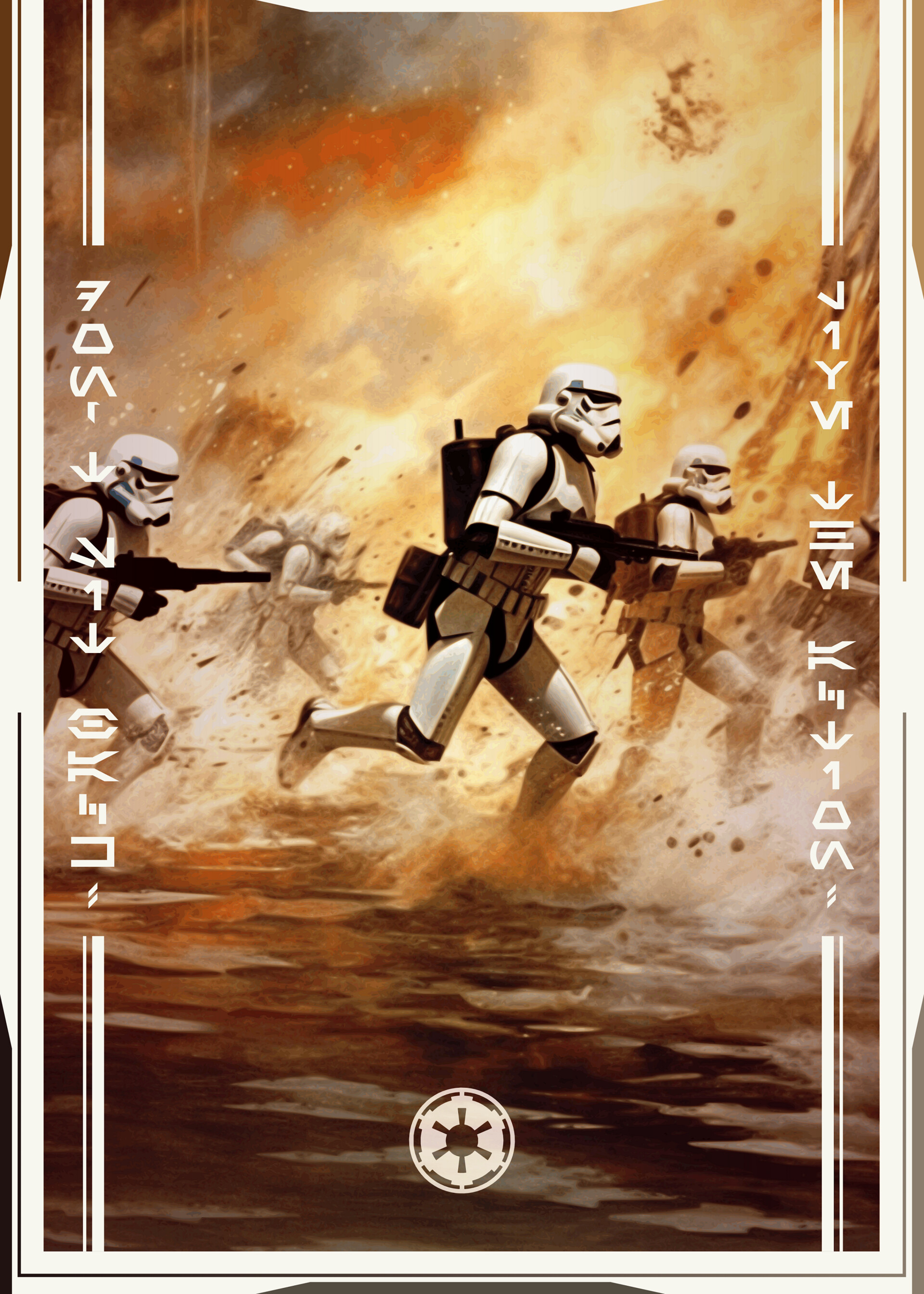 ArtStation - "Live the action" propaganda poster - FDC fanfic