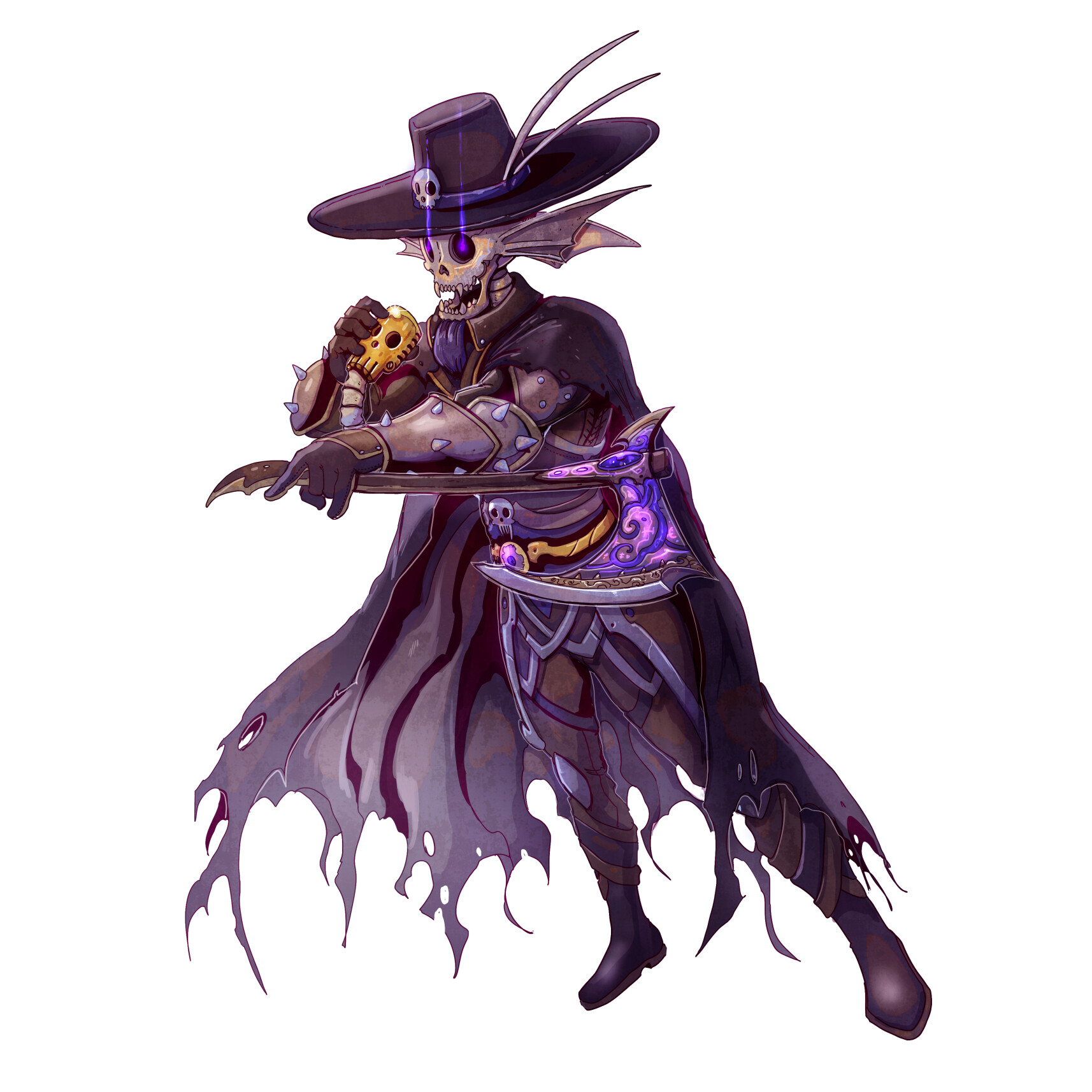 ArtStation - Skeleton Bard