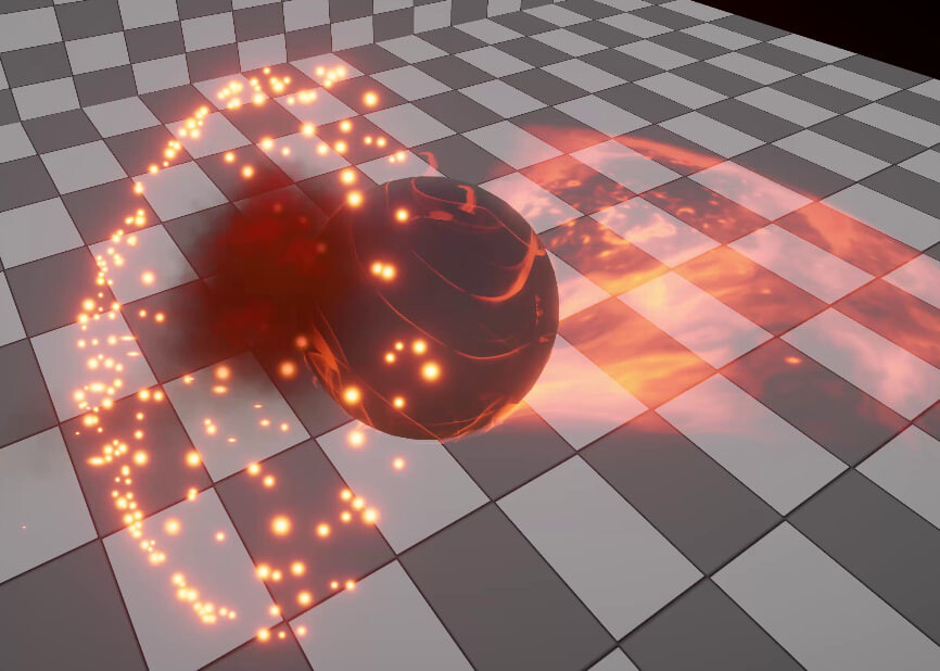 ArtStation - VFX FireBall & Explosion