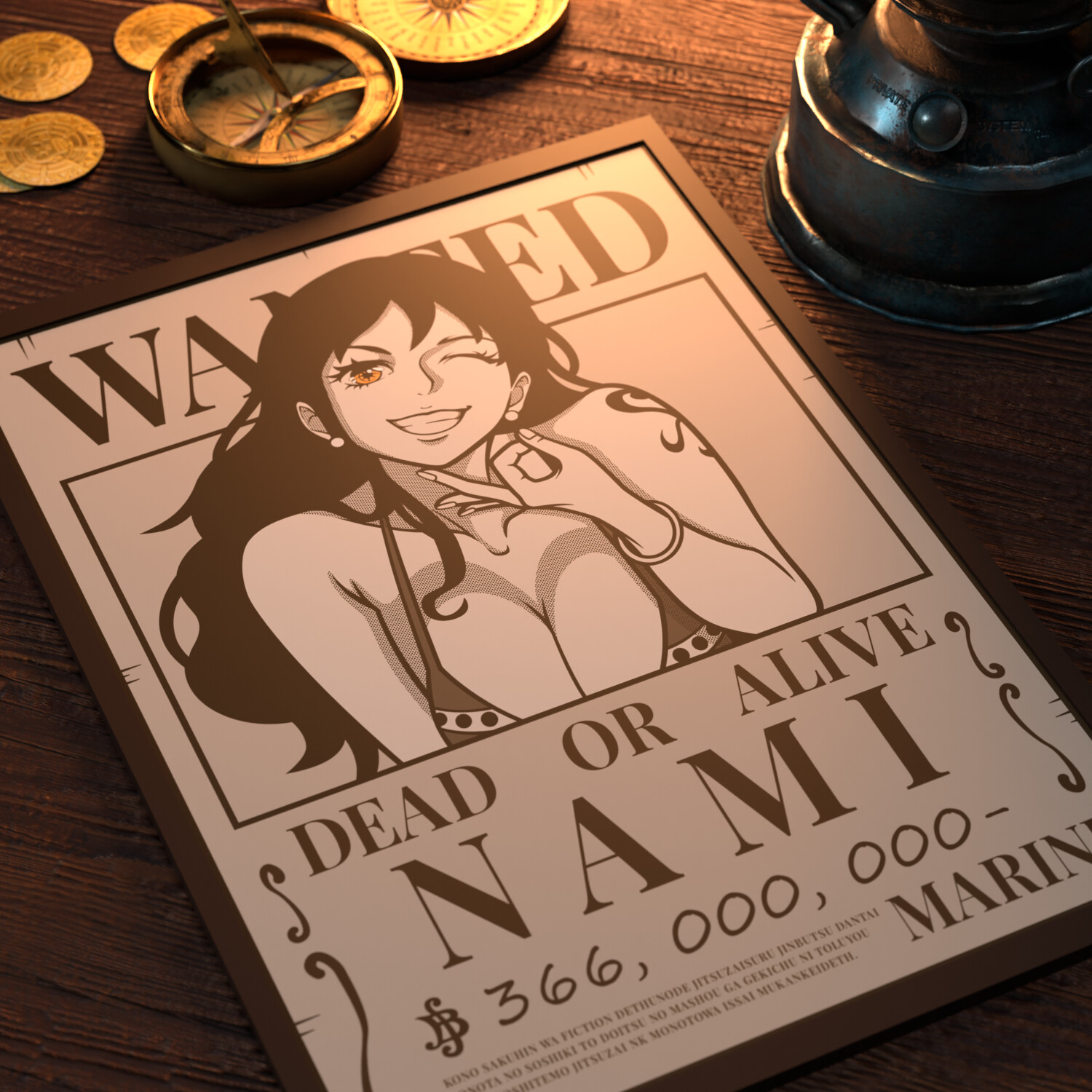 ArtStation - WANTED! NAMI~